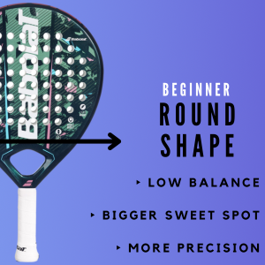Recreational & Beginner Padel Rackets - Round Shape - tennisnuts.com