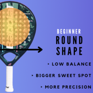 Recreational & Beginner Padel Rackets - Round Shape - tennisnuts.com