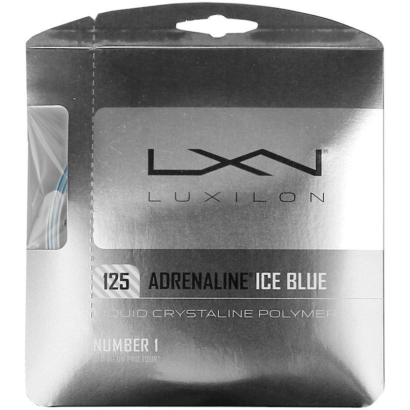 Luxilon Adrenaline 125 Tennis String Set - Ice Blue - Tennisnuts.com