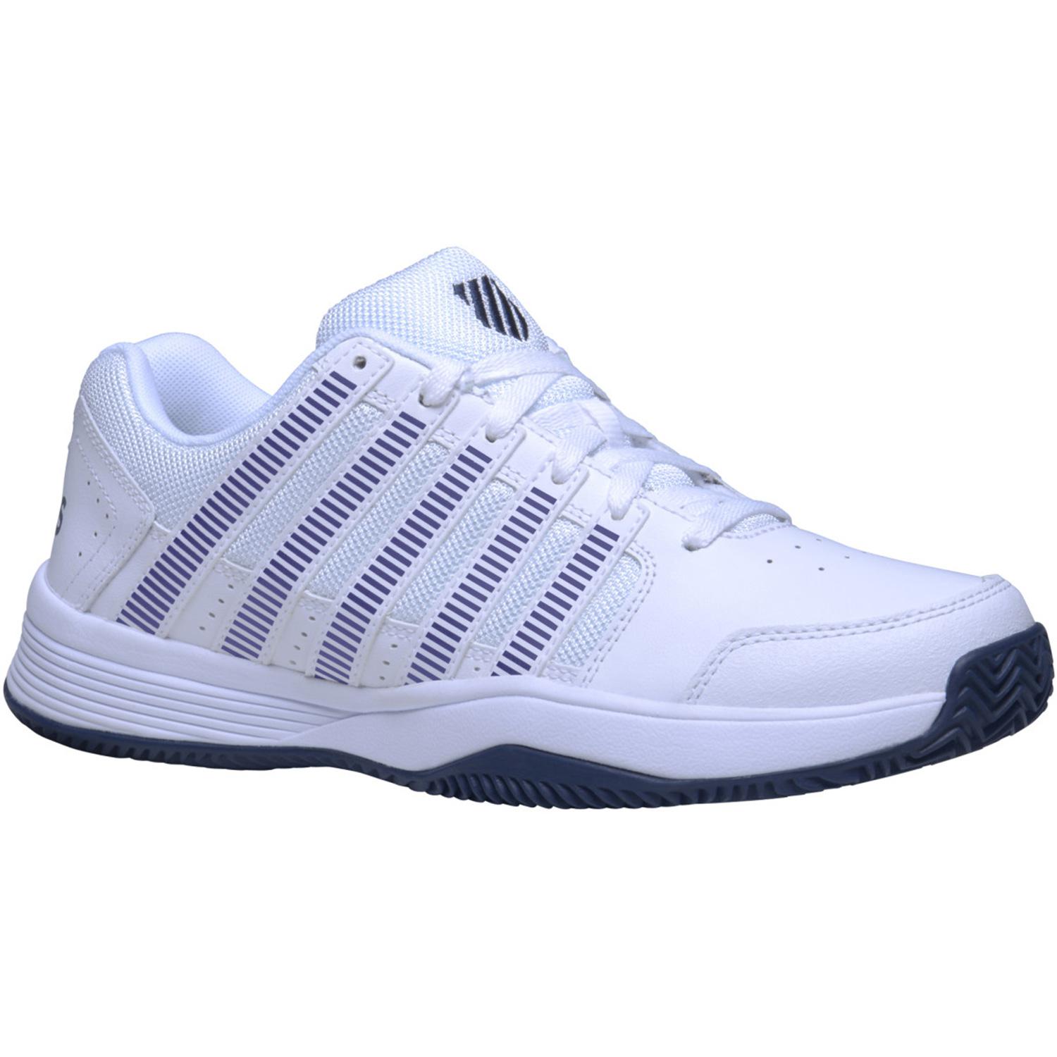 K-Swiss Mens Court Impact HB Tennis Shoes - White - Tennisnuts.com
