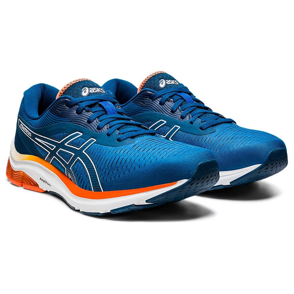 Asics Mens GEL-Pulse 12 Running Shoes - Reborn Blue/Mako Blue ...