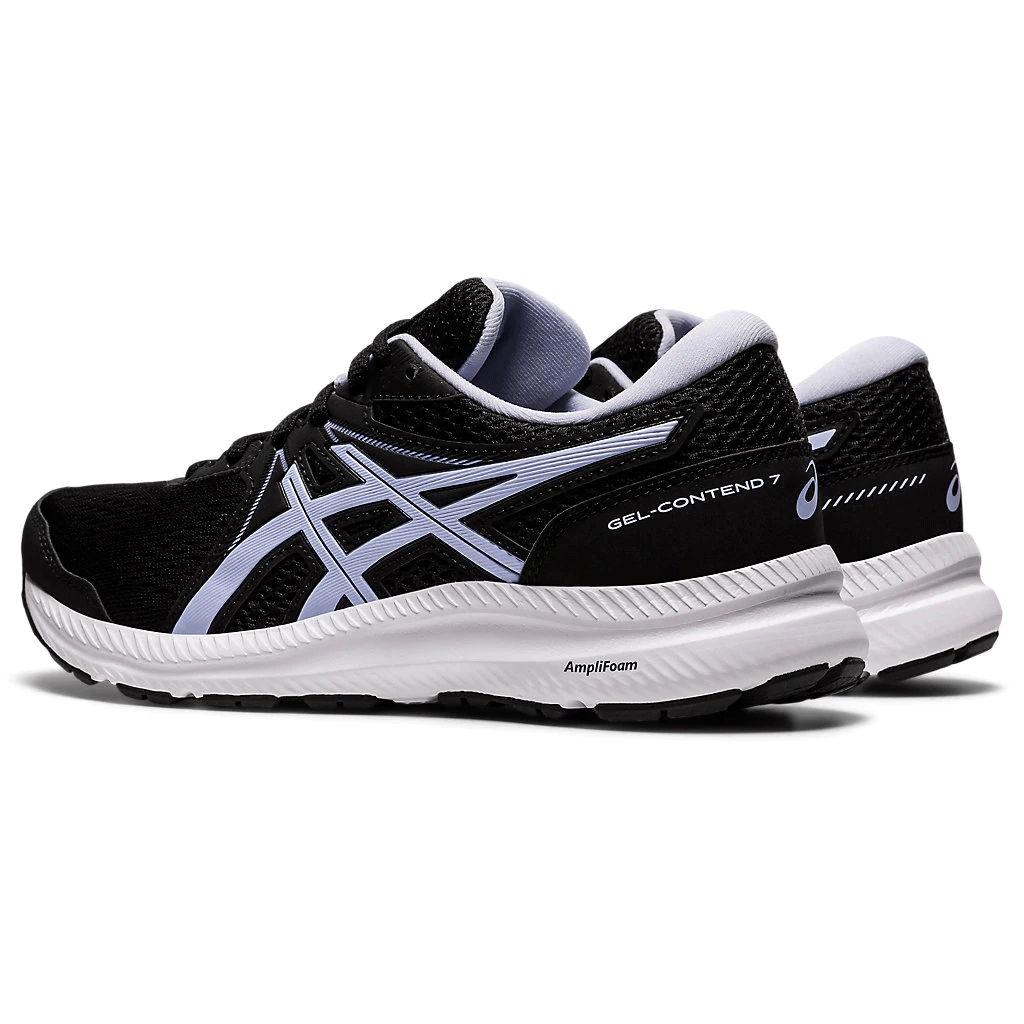 Asics Womens GEL-Contend 7 Running Shoes - Black/Lilac Opal ...
