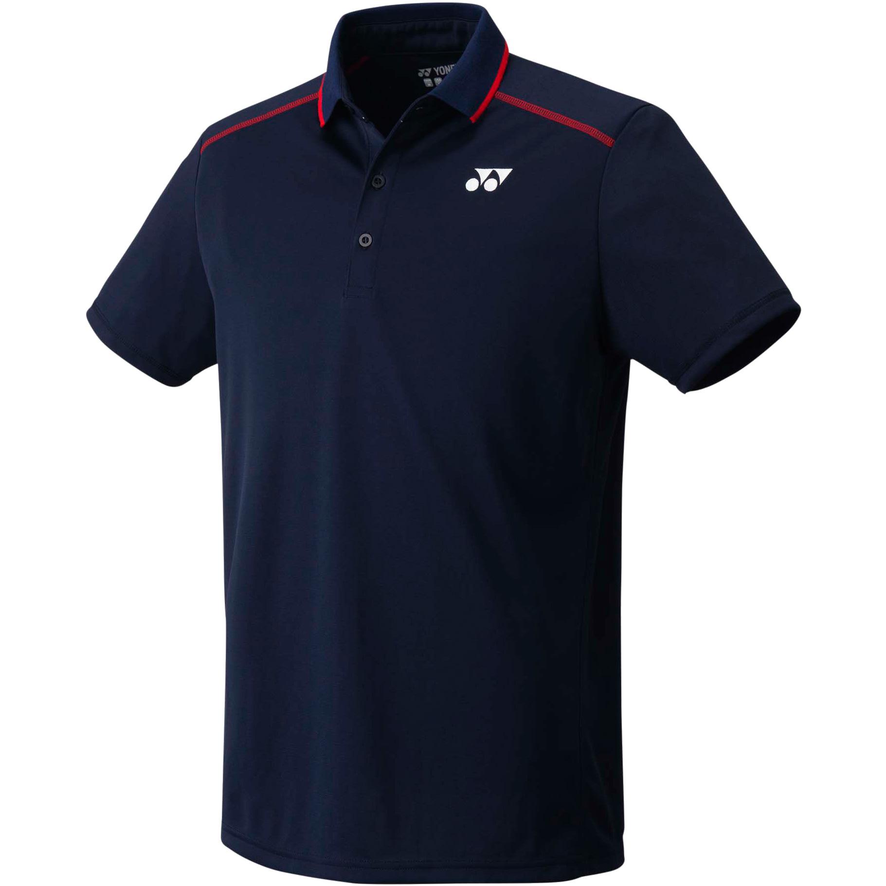 Yonex Mens 10175EX Polo Shirt - Navy Blue - Tennisnuts.com