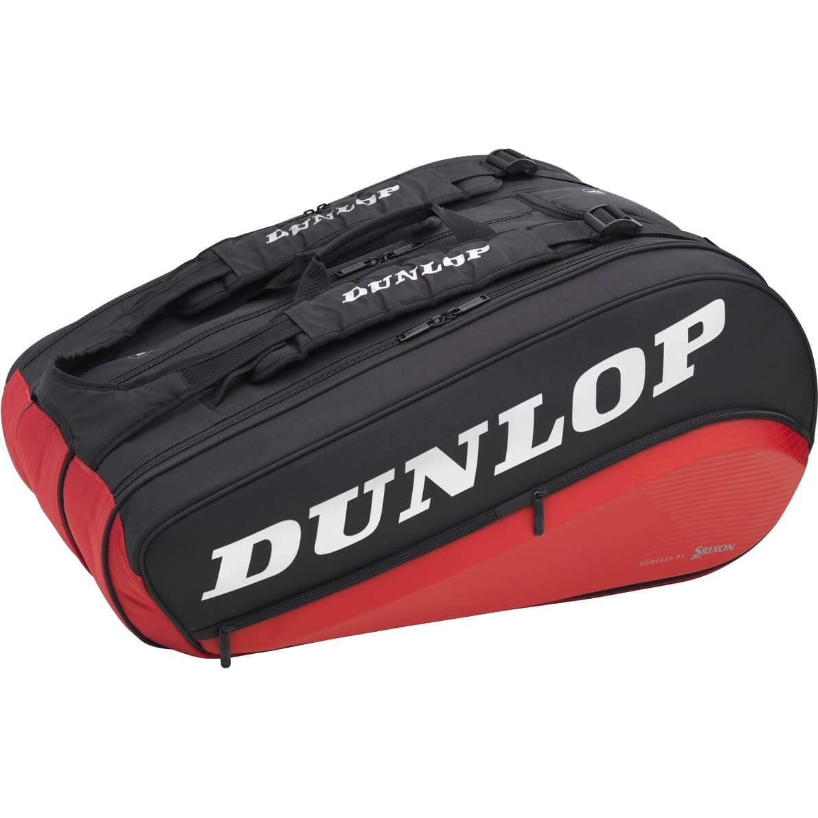 Dunlop CX Performance Thermo 8 Racket Bag - Black/Red - Tennisnuts.com