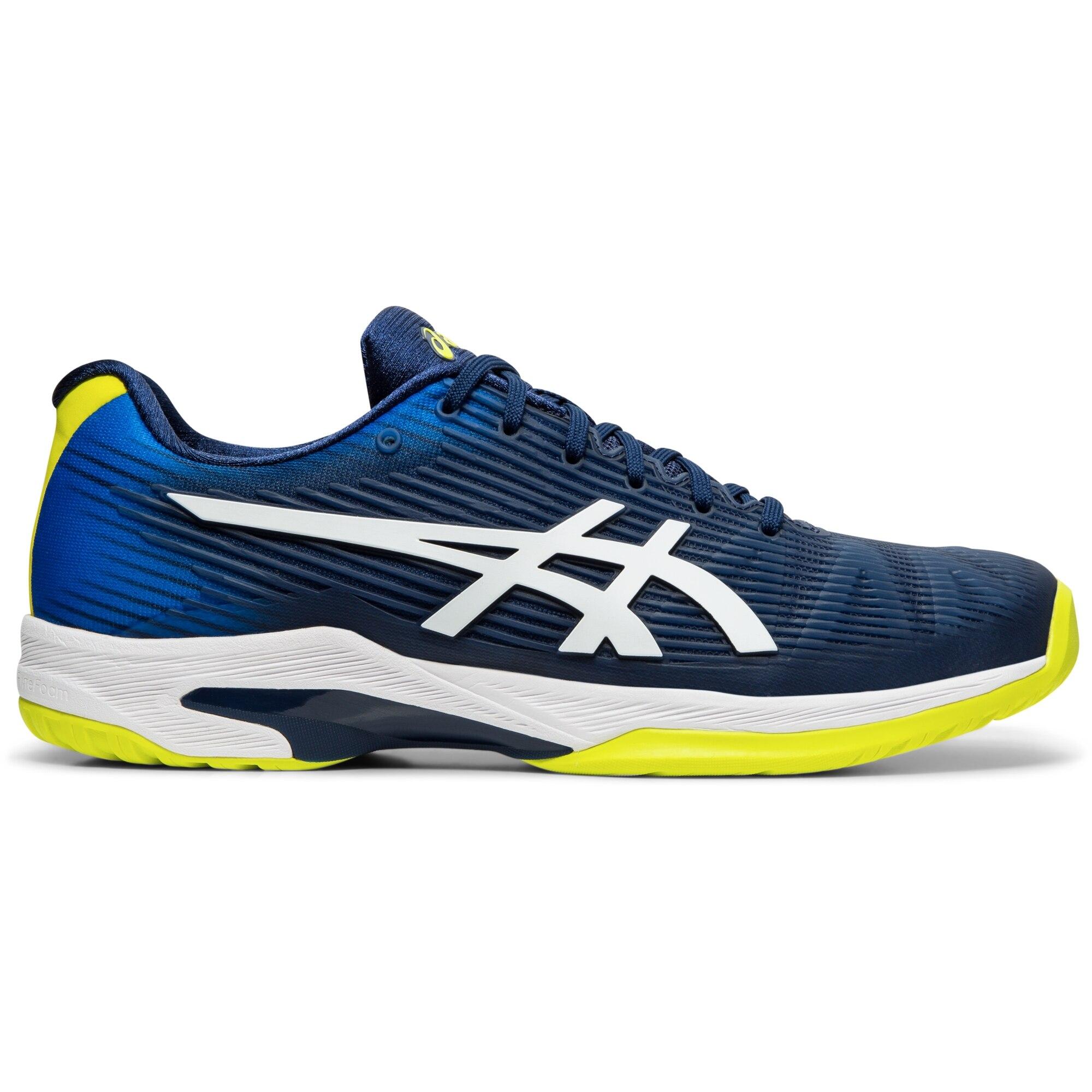 Asics Mens Solution Speed FF Tennis Shoes - Blue Expanse/White - Tennisnuts.com