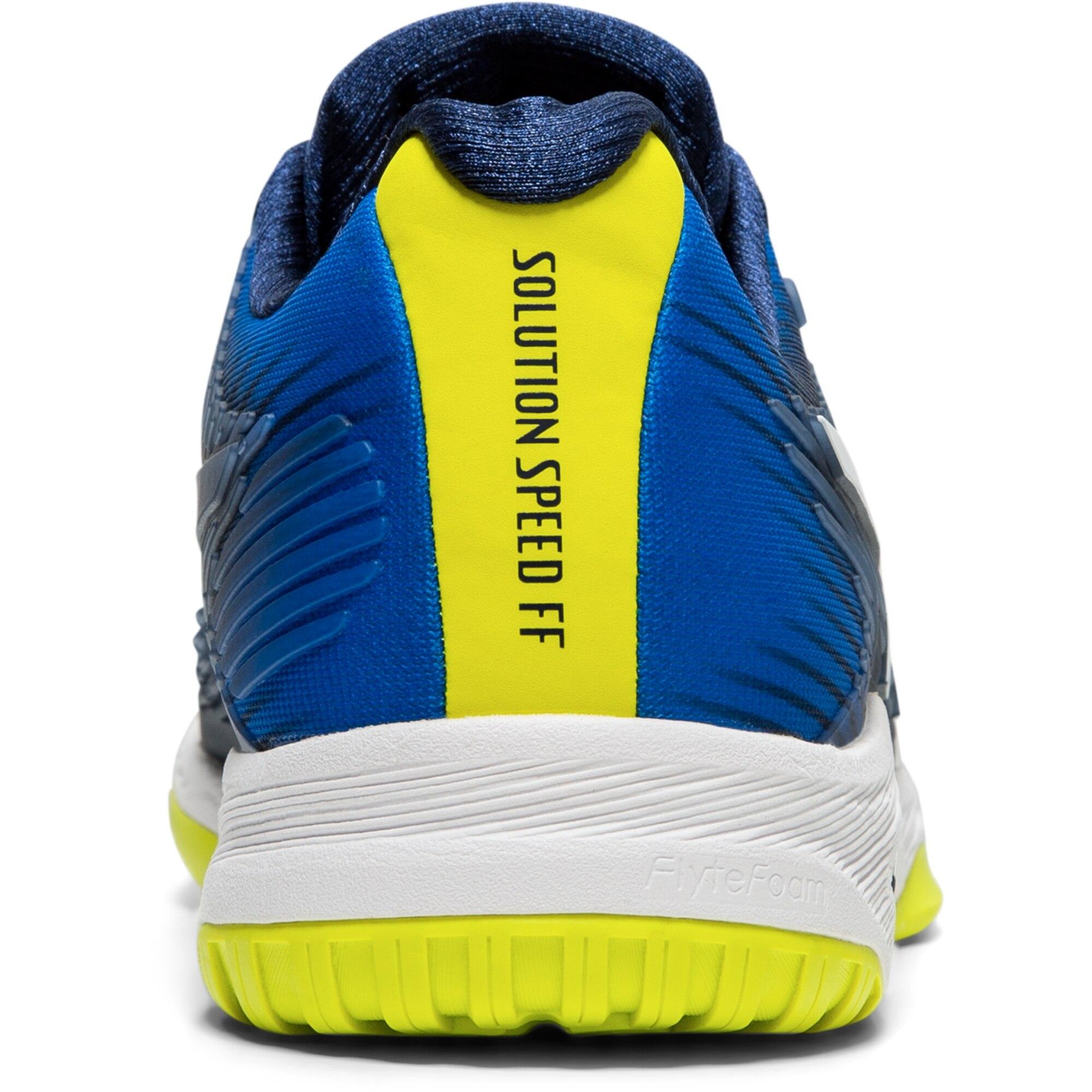 Asics Mens Solution Speed FF Tennis Shoes - Blue Expanse/White - Tennisnuts.com