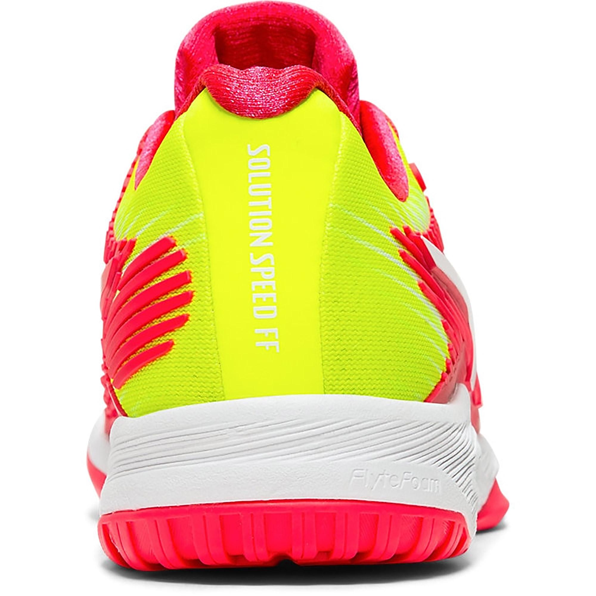Asics Womens Solution Speed FF Tennis Shoes - Laser Pink - Tennisnuts.com
