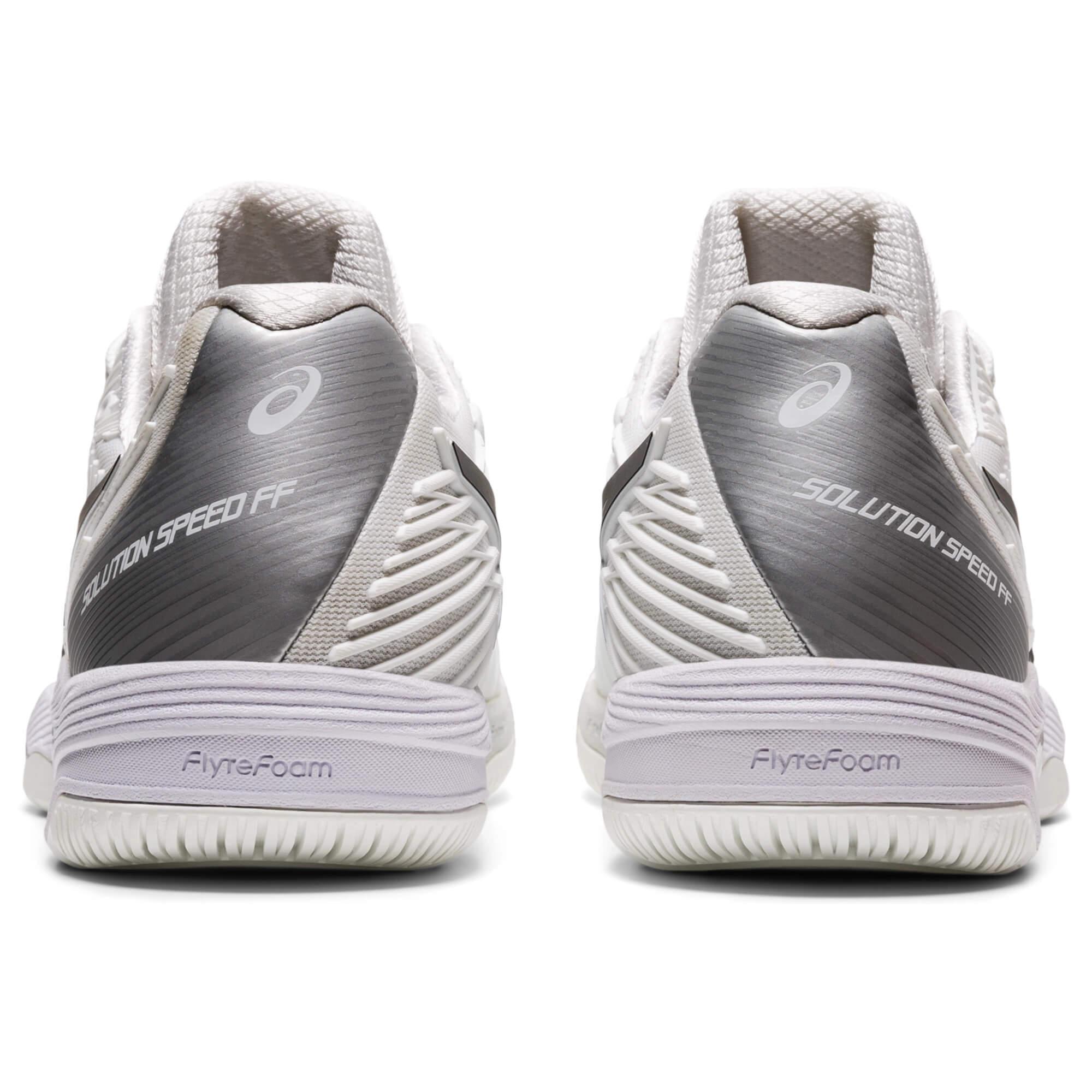 Asics Womens Solution Speed FF 2 Tennis Shoes - White/Black ...