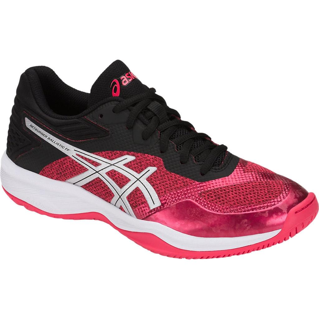 Asics Womens Netburner Ball FF Shoes - Pixel Pink/Silver - Tennisnuts.com