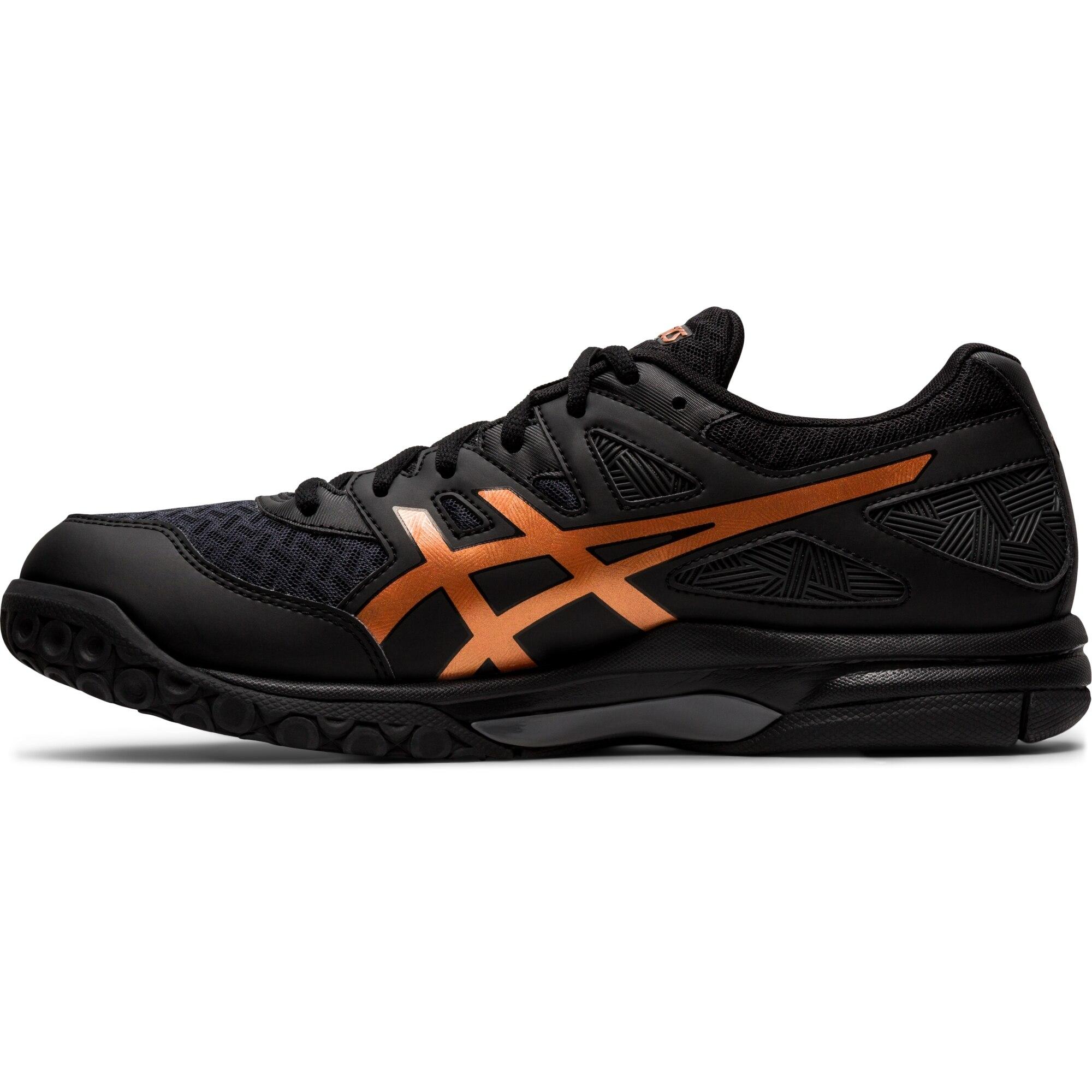 Asics Mens GEL-Task 2 Indoor Court Shoes - Black/Pure Bronze ...
