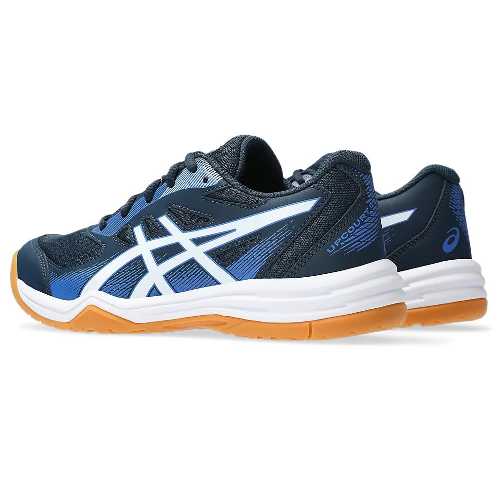 Asics Kids Upcourt 5 Indoor Court Shoes - French Blue/White - Tennisnuts.com