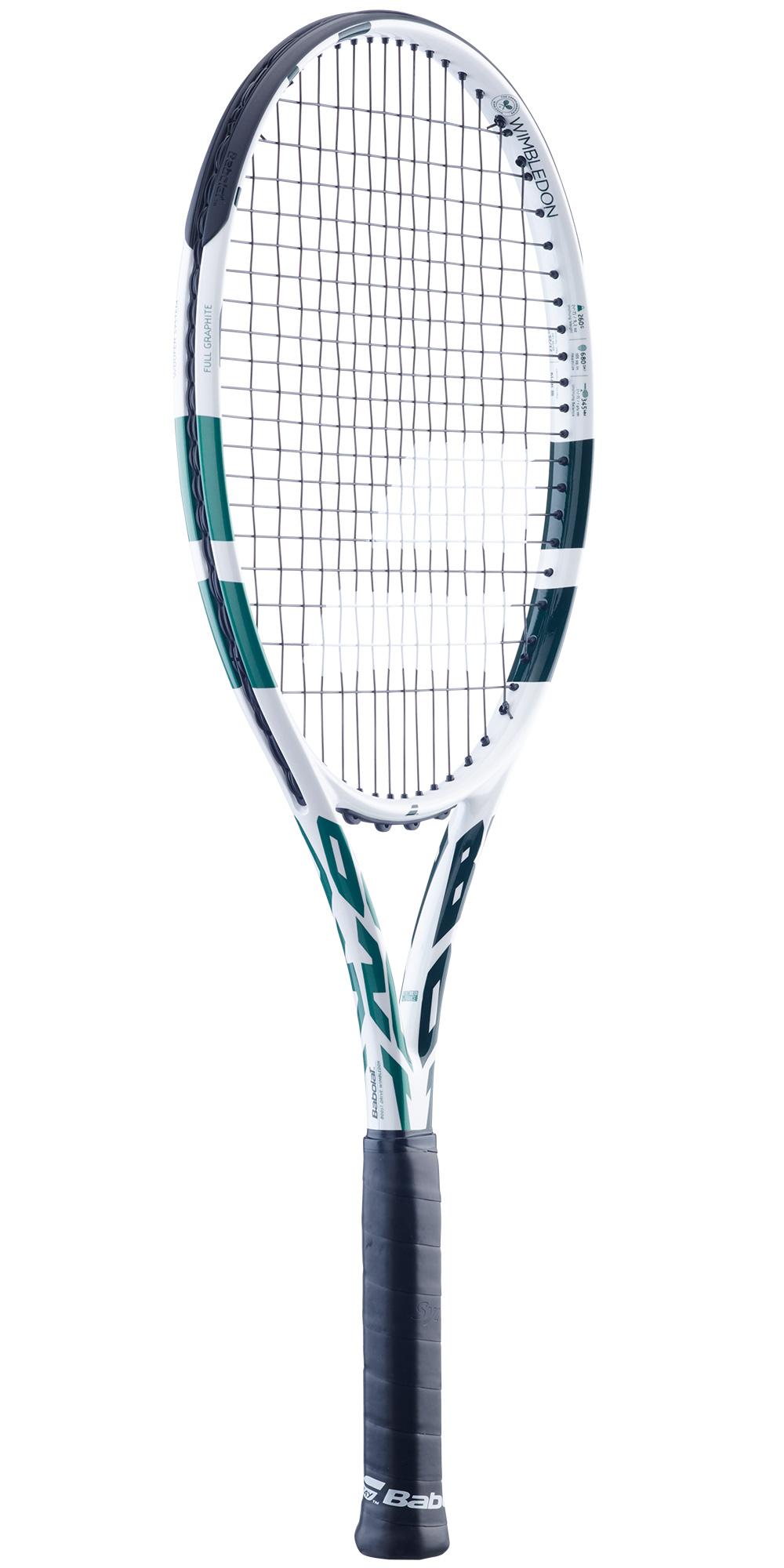 Babolat Boost Drive Wimbledon Tennis Racket - White/Blue - Tennisnuts.com