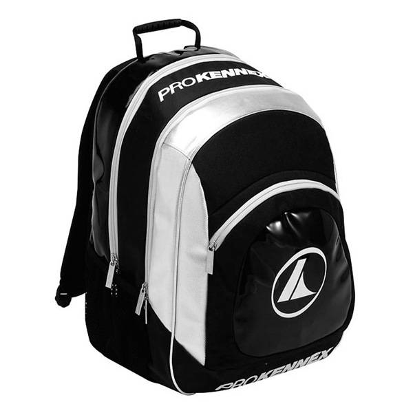 Pro Kennex Classic Backpack - Black/Silver - Tennisnuts.com