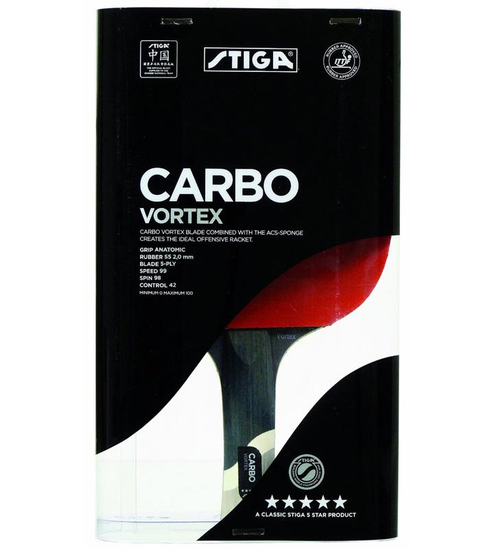 Stiga Carbo Vortex Table Tennis Bat - Tennisnuts.com