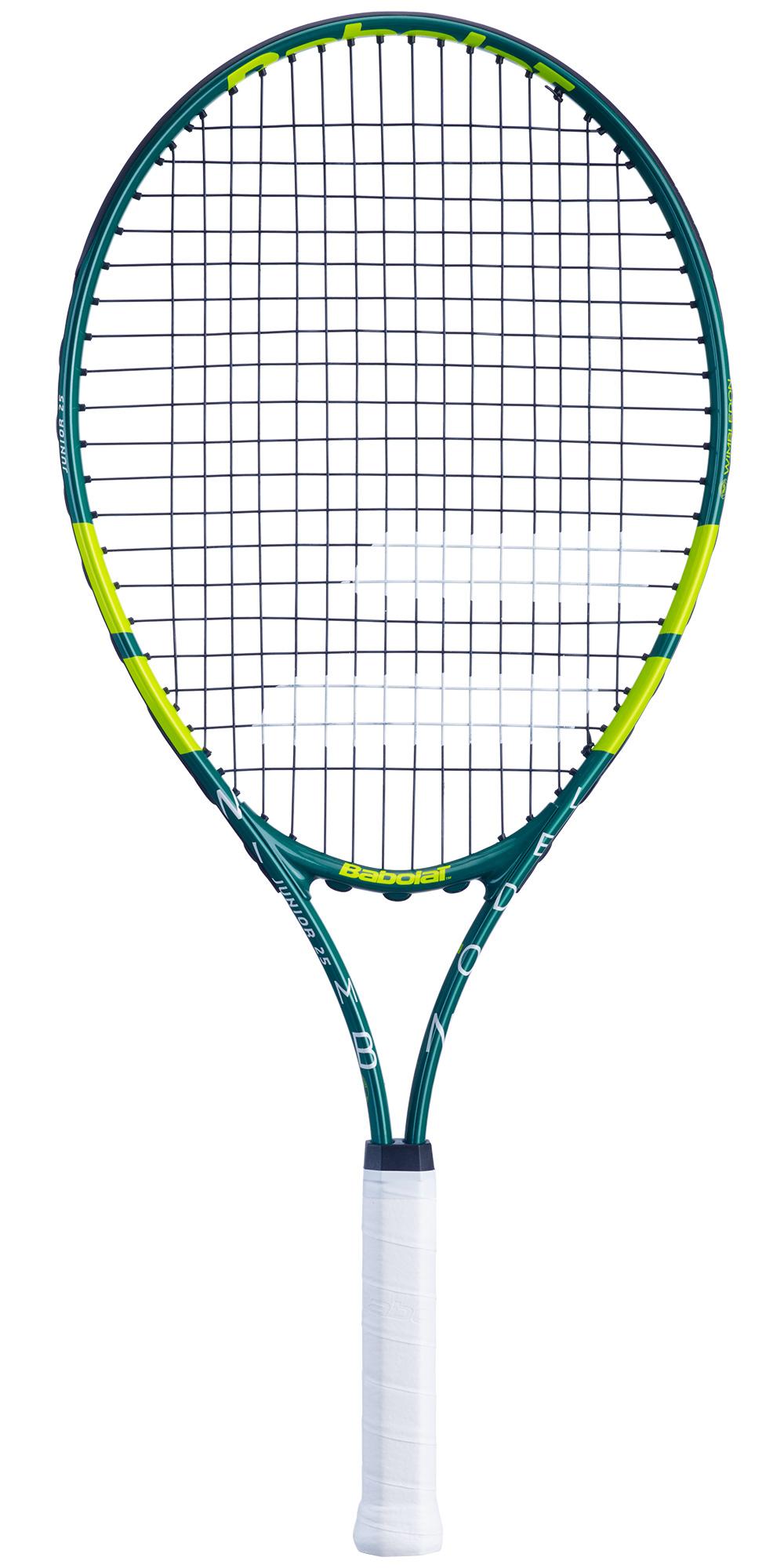 Babolat Wimbledon 25 Inch Junior Tennis Racket - Green/Yellow ...