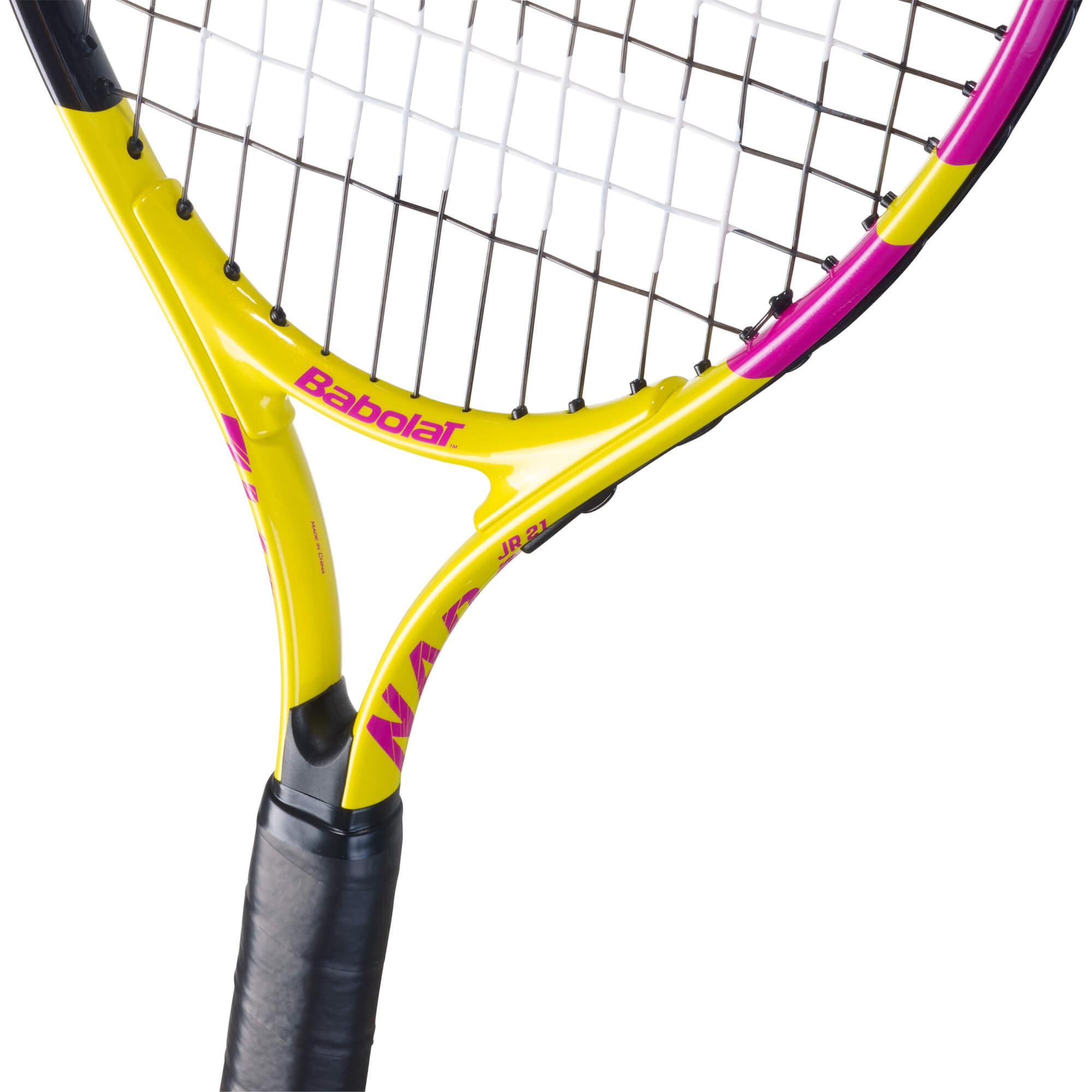 Babolat Nadal 21 Inch Junior Aluminium Tennis Racket - Yellow/Purple ...