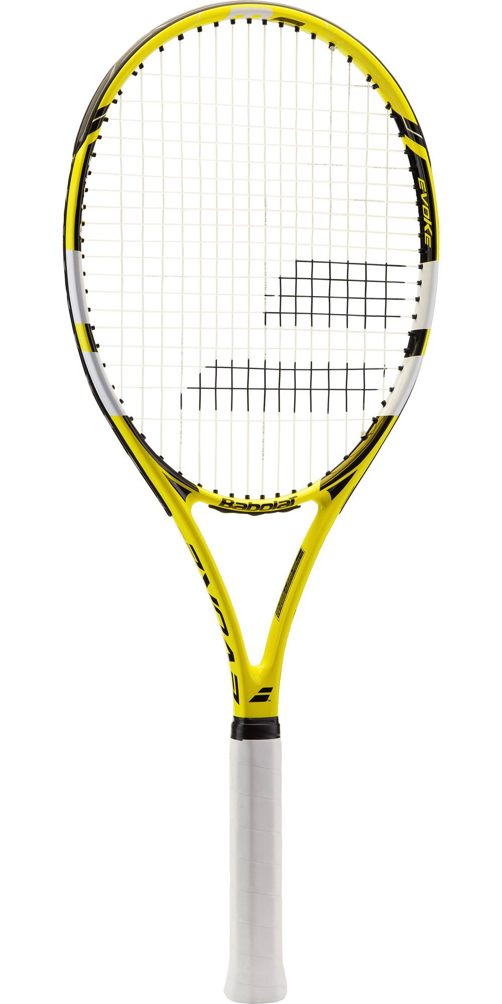 Babolat Evoke 102 Tennis Racket - Black/Yellow - Tennisnuts.com