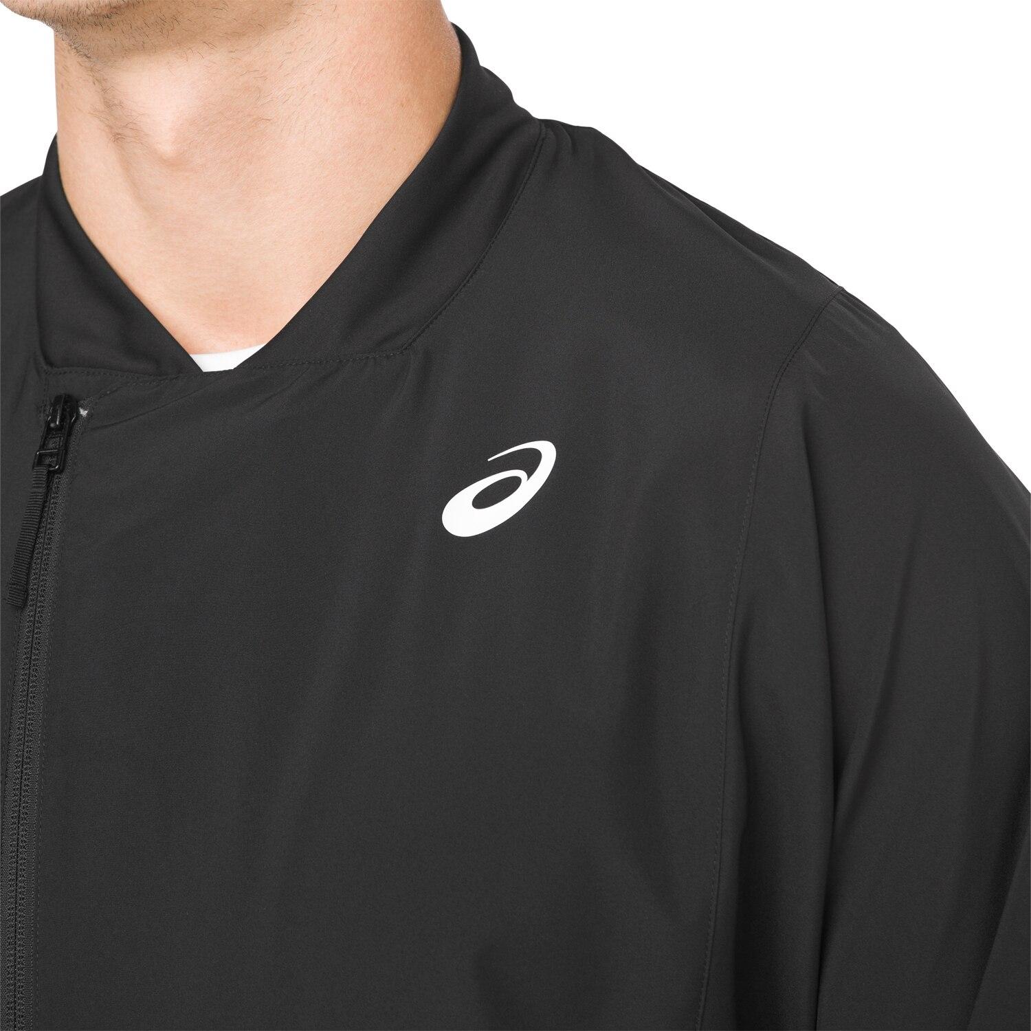 Asics Mens Practice Jacket - Performance Black - Tennisnuts.com
