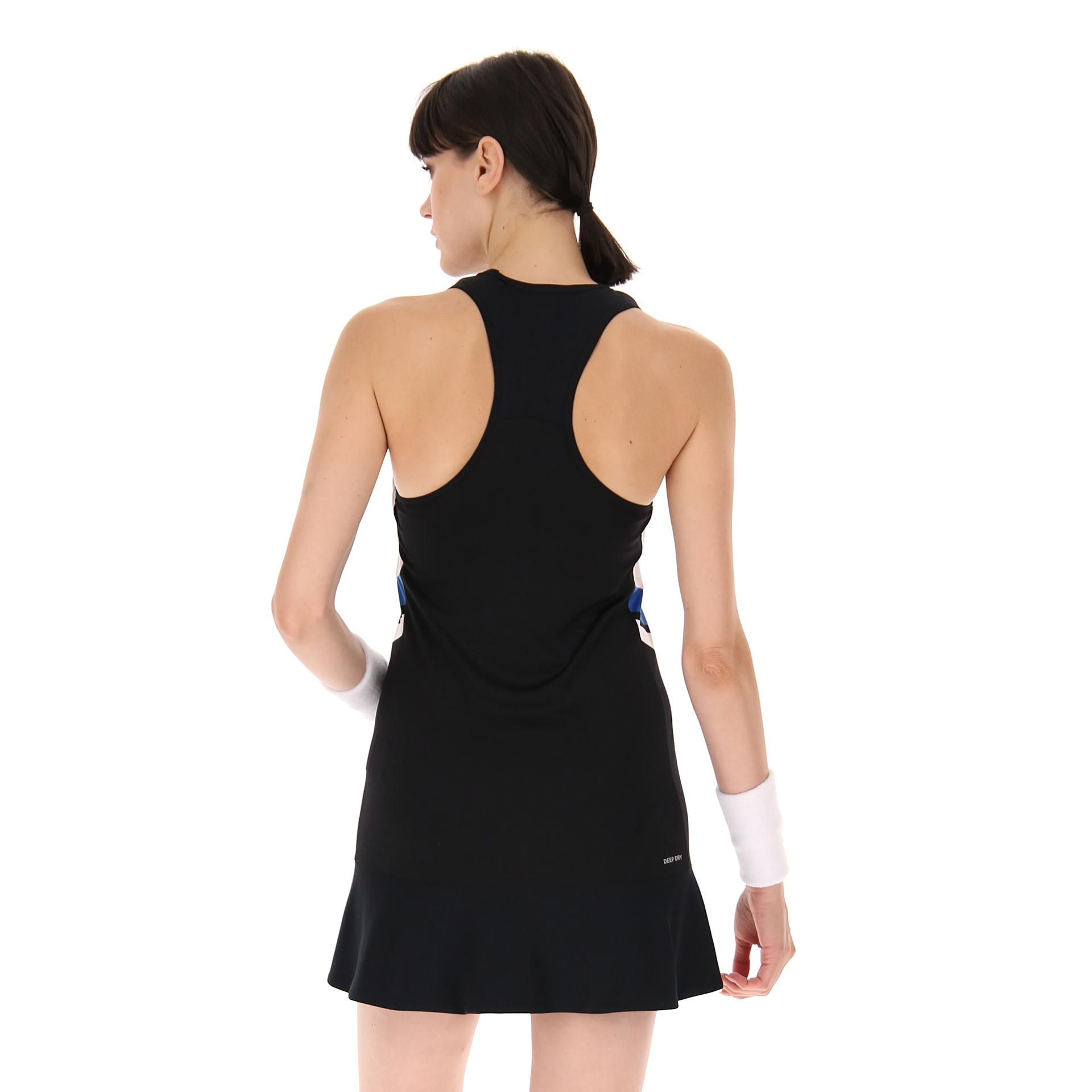 Lotto Womens Tennis Squadra III Dress - Black - Tennisnuts.com