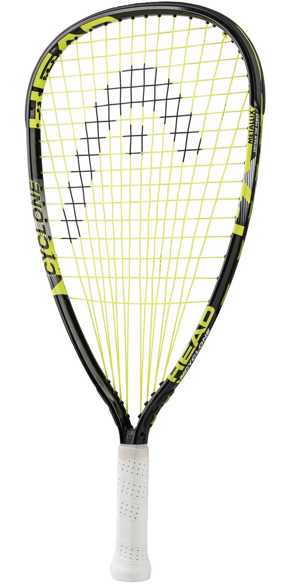 Head MX Cyclone Racketball Racket - Black/Yellow - Tennisnuts.com