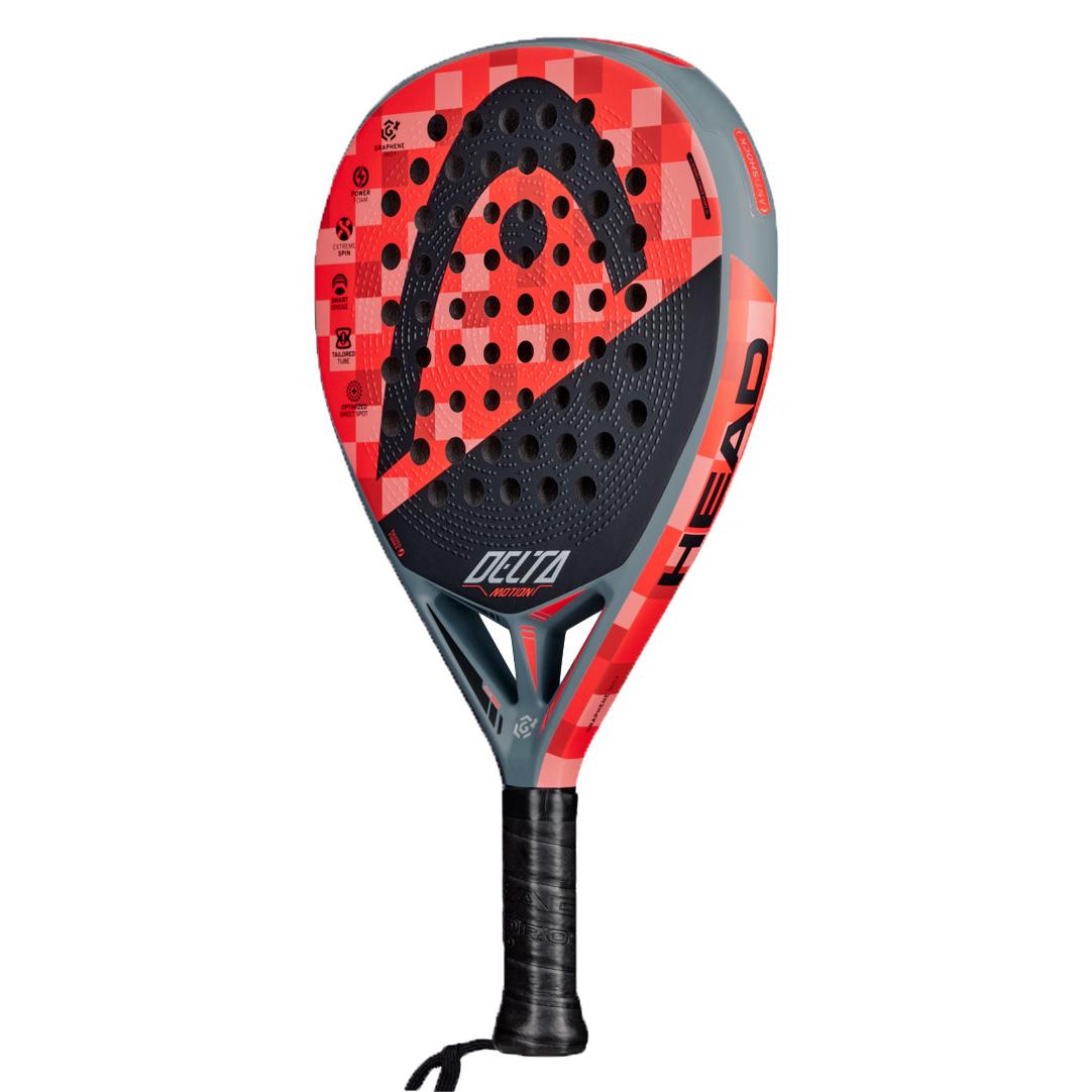 Head Graphene 360+ Delta Motion Padel Racket - Red/Grey - Tennisnuts.com