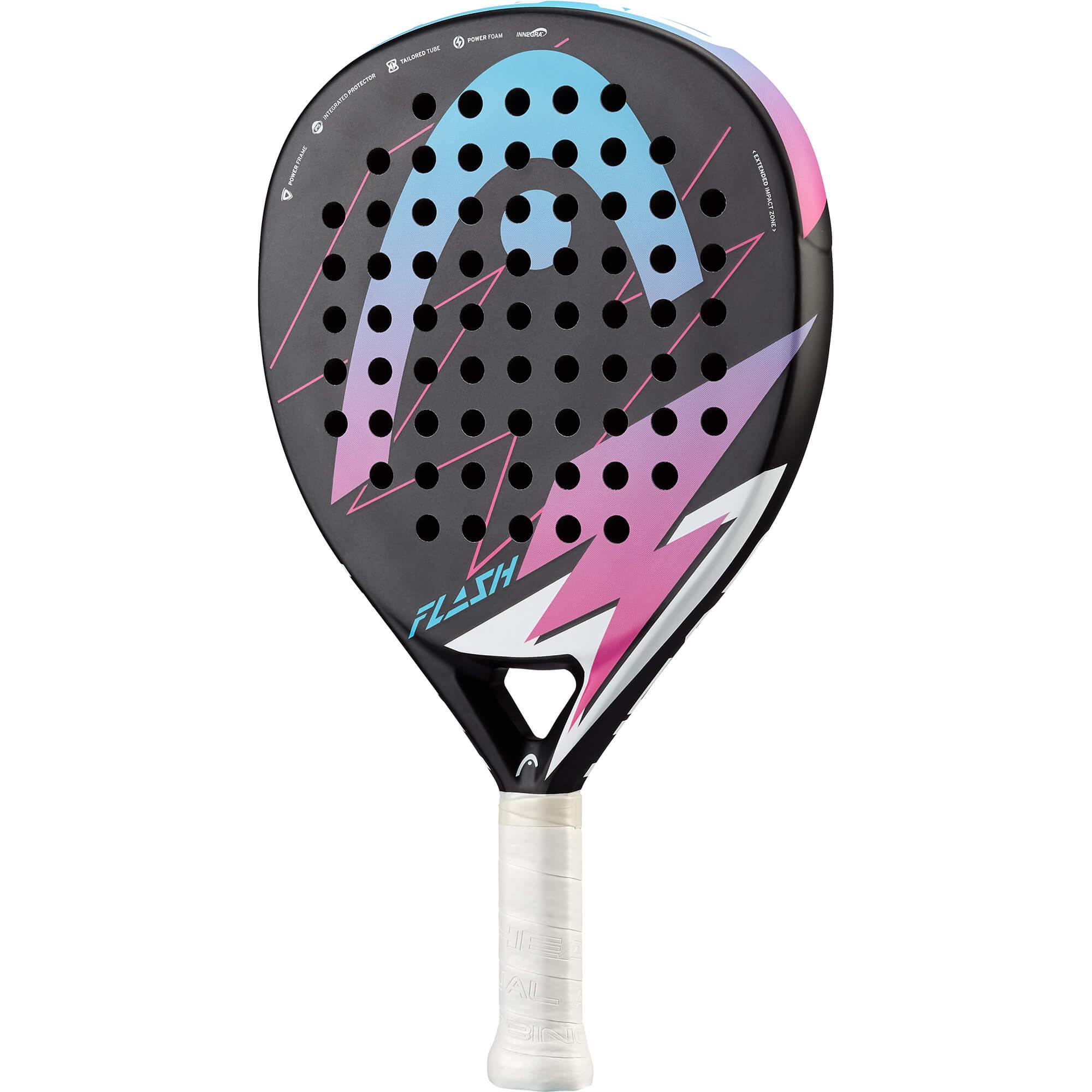 Head Flash Padel Racket - Black/Pink - Tennisnuts.com