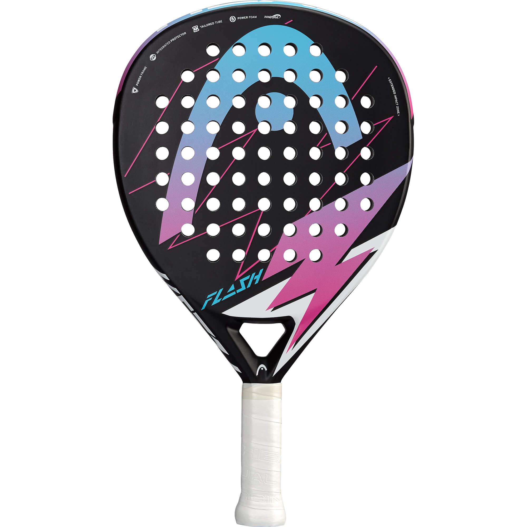 Head Flash Padel Racket - Black/Pink - Tennisnuts.com