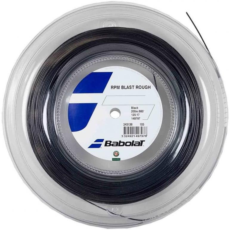 Babolat RPM Rough 200m Tennis String Reel - Black - Tennisnuts.com