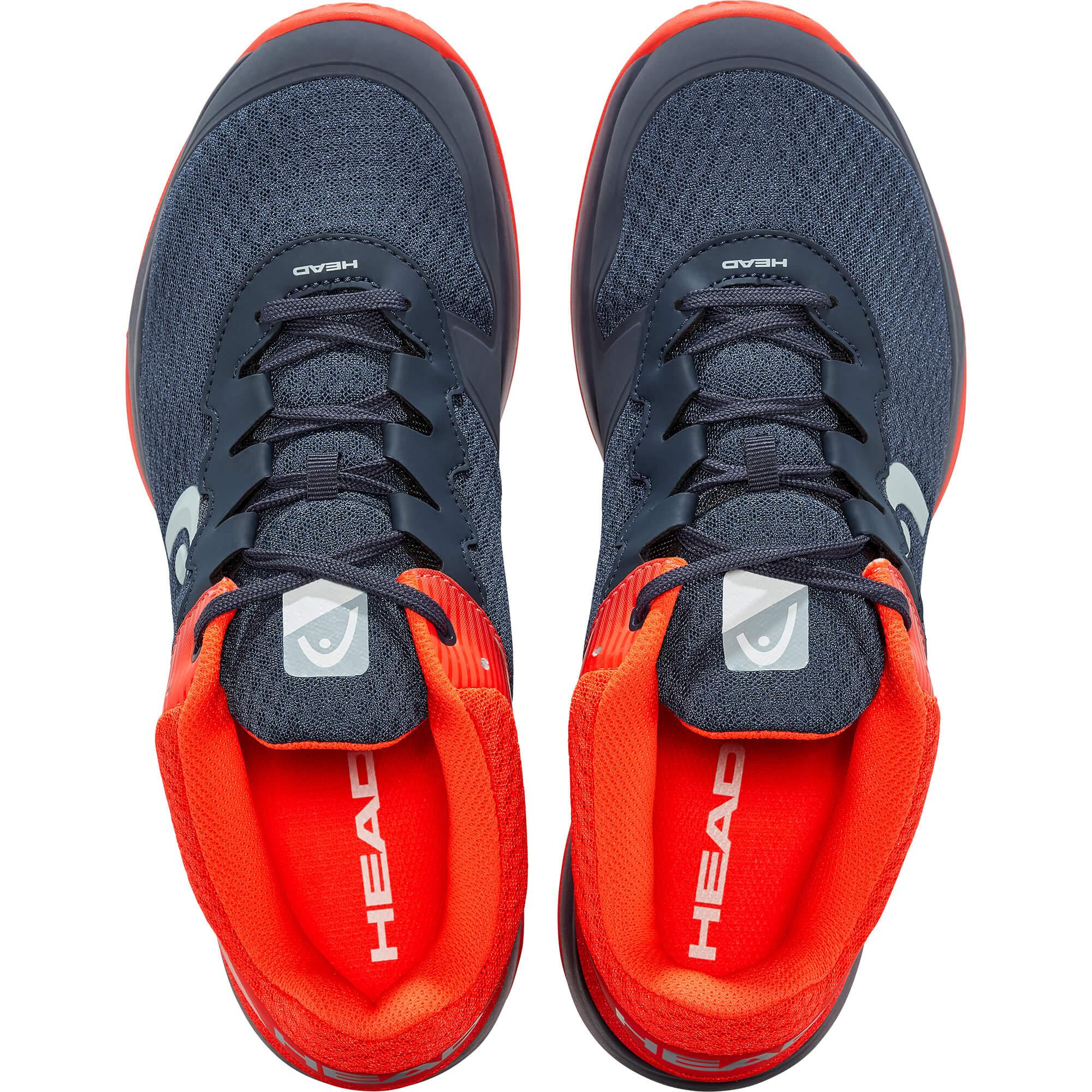 Head Mens Sprint Team 3.0 Tennis Shoes - Midnight Navy/Neon Red ...