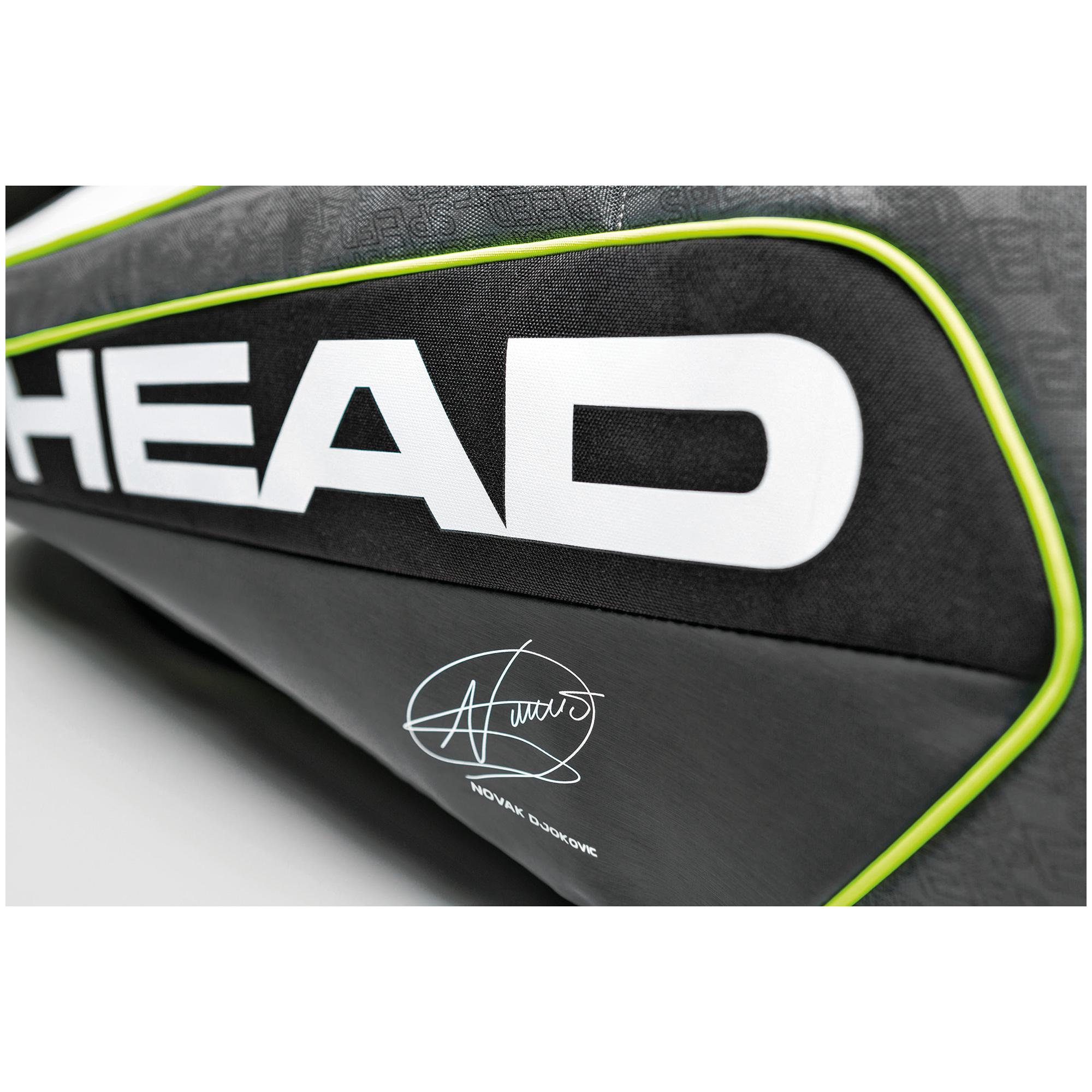 Head Djokovic 9R MonsterCombi Tennis Bag - Tennisnuts.com