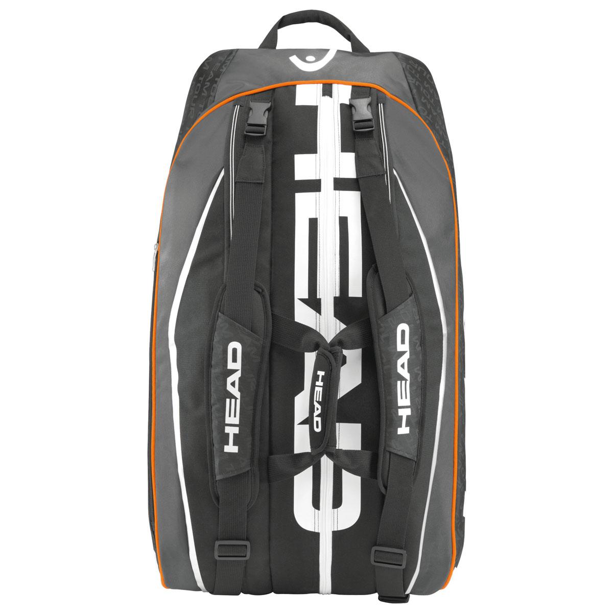Head Tour Team Monstercombi 12 Racket Bag - Black - Tennisnuts.com