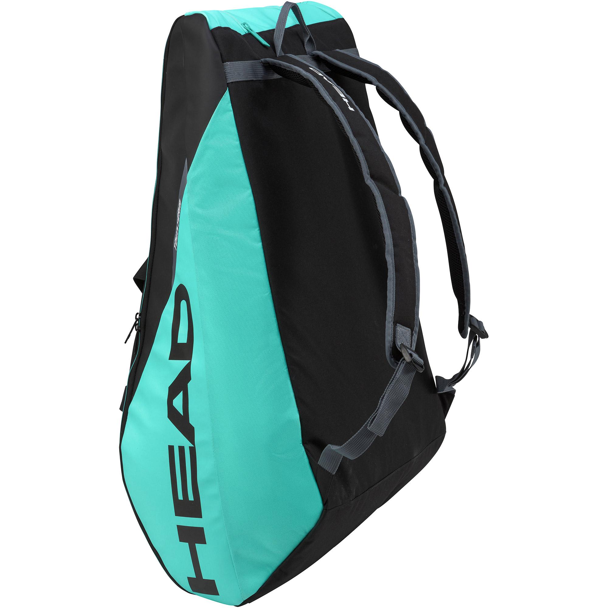 Head Tour Team Monstercombi 12 Racket Bag - Mint/Black - Tennisnuts.com