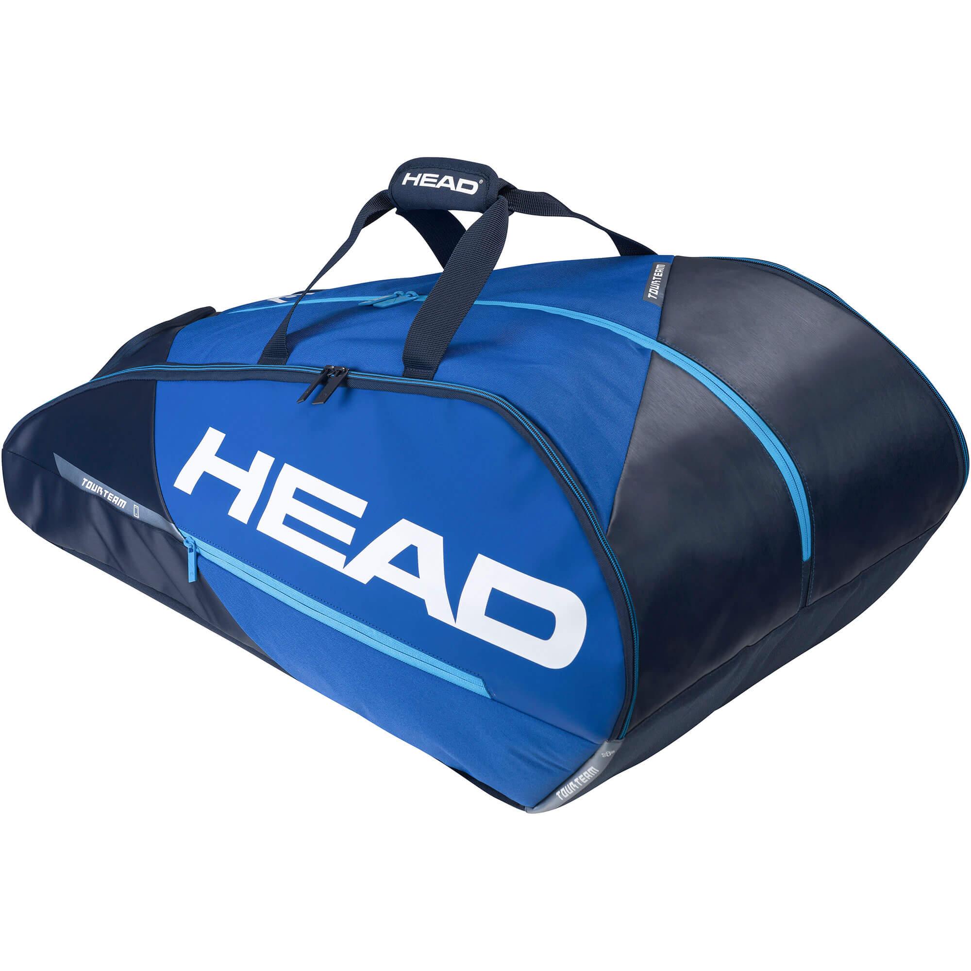 Head Tour Team Monstercombi 12 Racket Bag - Blue/Navy - Tennisnuts.com