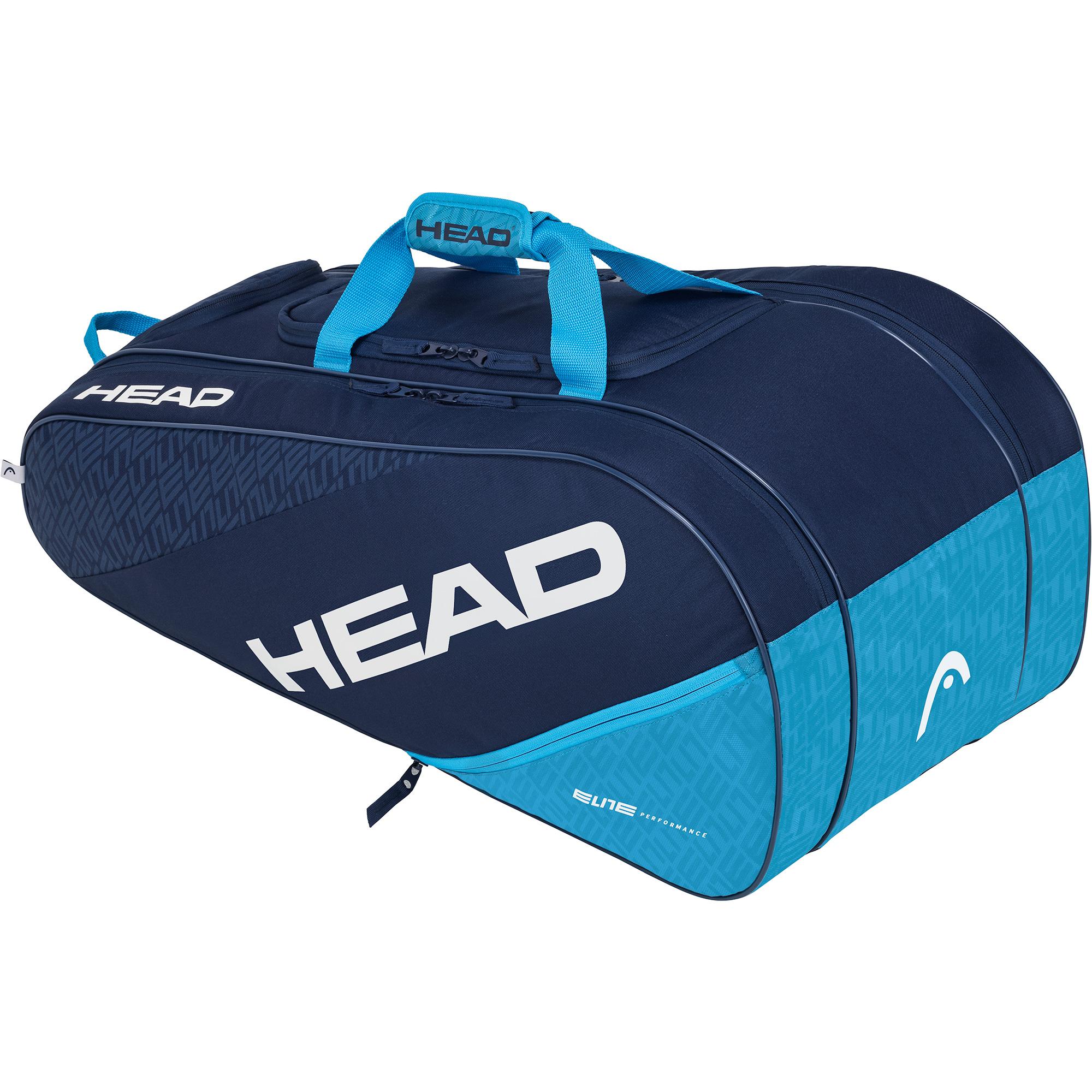 Head Elite All Court Racket Bag - Navy Blue - Tennisnuts.com