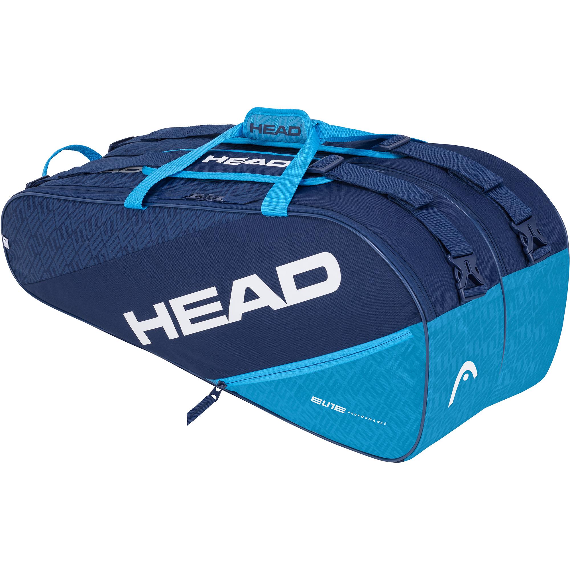 Head Elite Supercombi 9 Racket Bag - Navy Blue - Tennisnuts.com