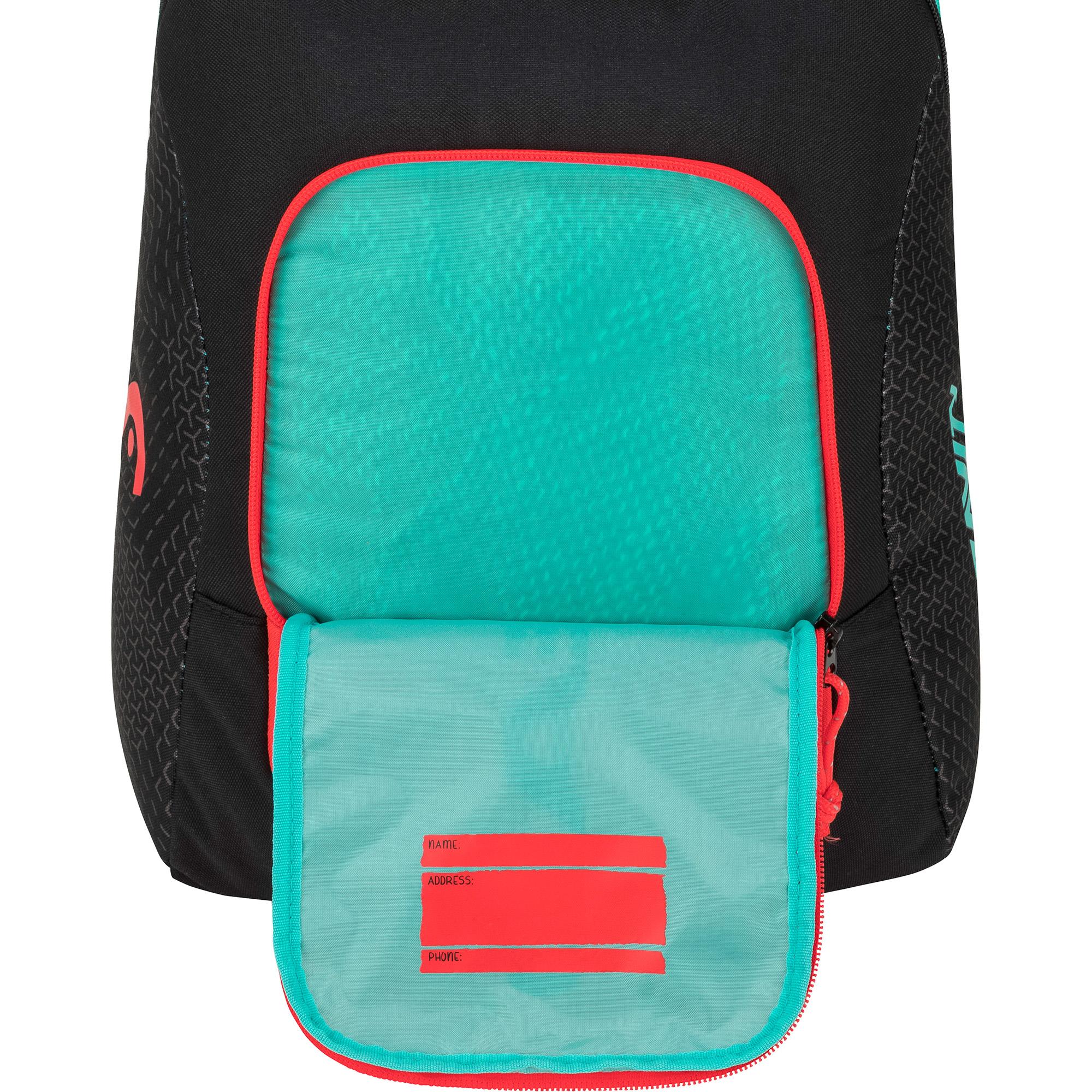 Head Kids Gravity Backpack - Black/Red/Teal - Tennisnuts.com