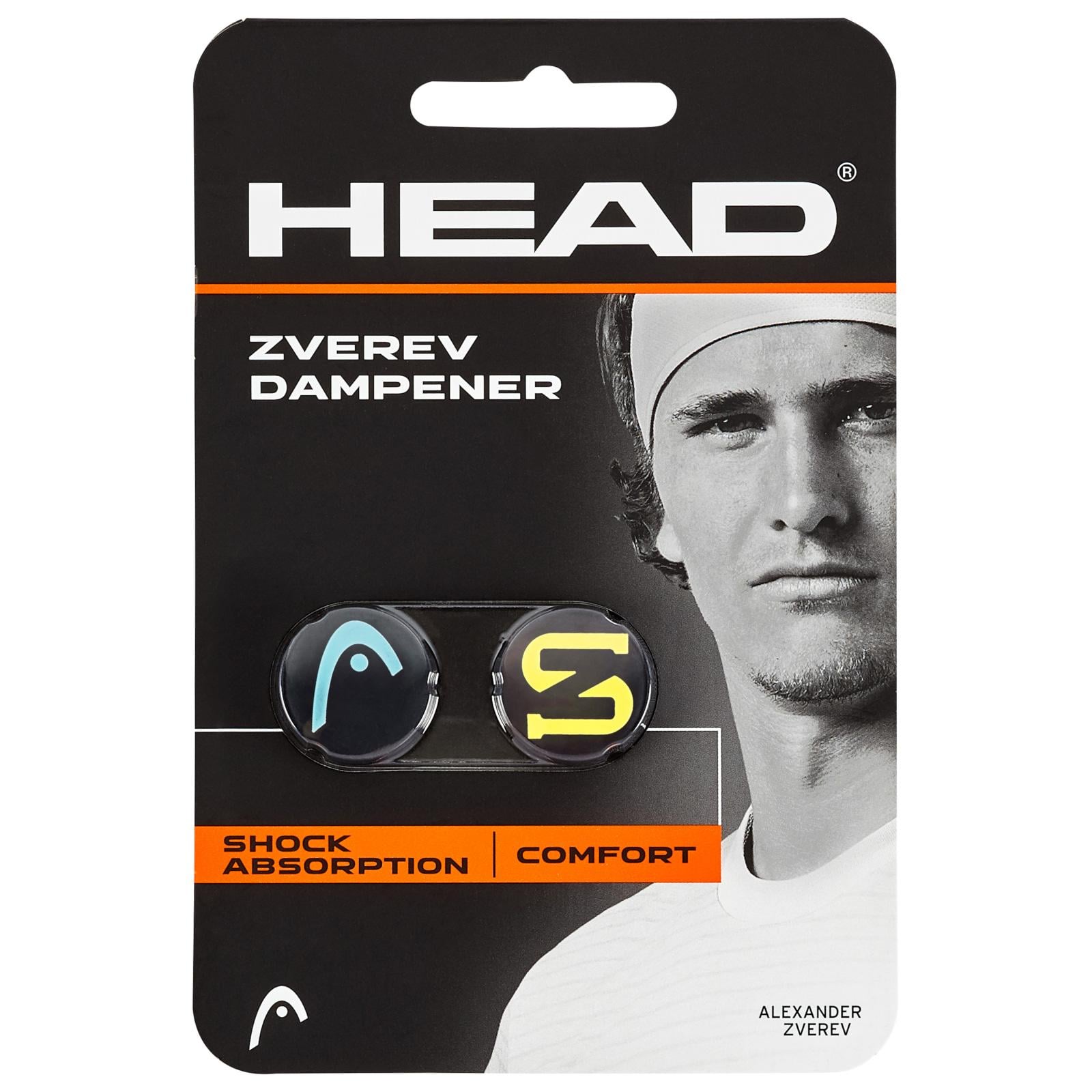 Head Zverev Vibration Dampeners (Pack of 2) - Blue/Yellow - Tennisnuts.com