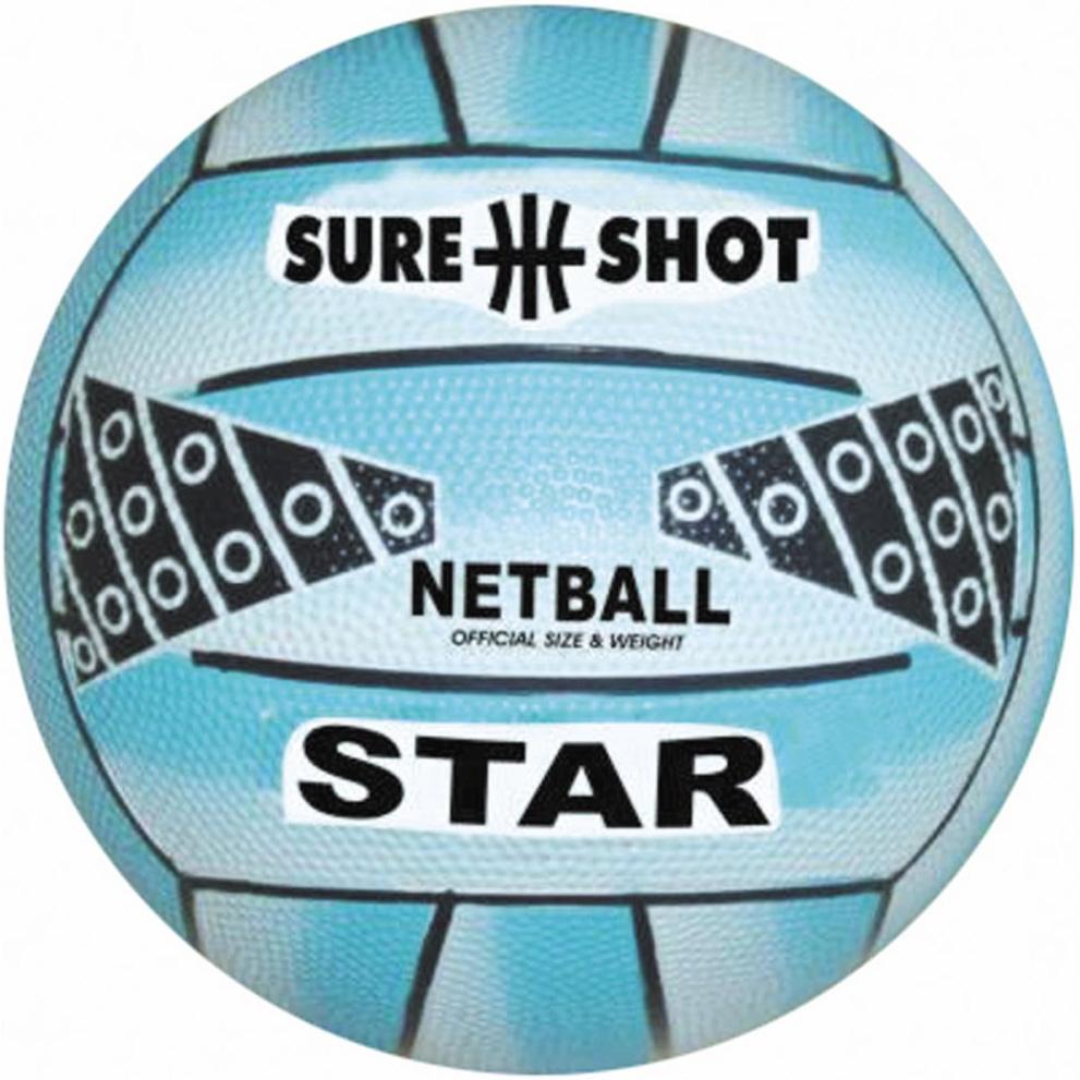 Sure Shot Star Netball - Blue (Choose Size) - Tennisnuts.com
