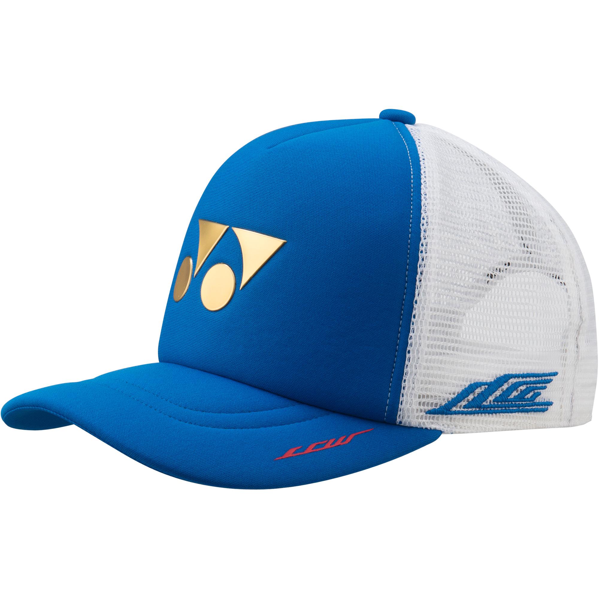 Yonex 40000LCWEX Lee Chong Wei Cap - Blue/White - Tennisnuts.com