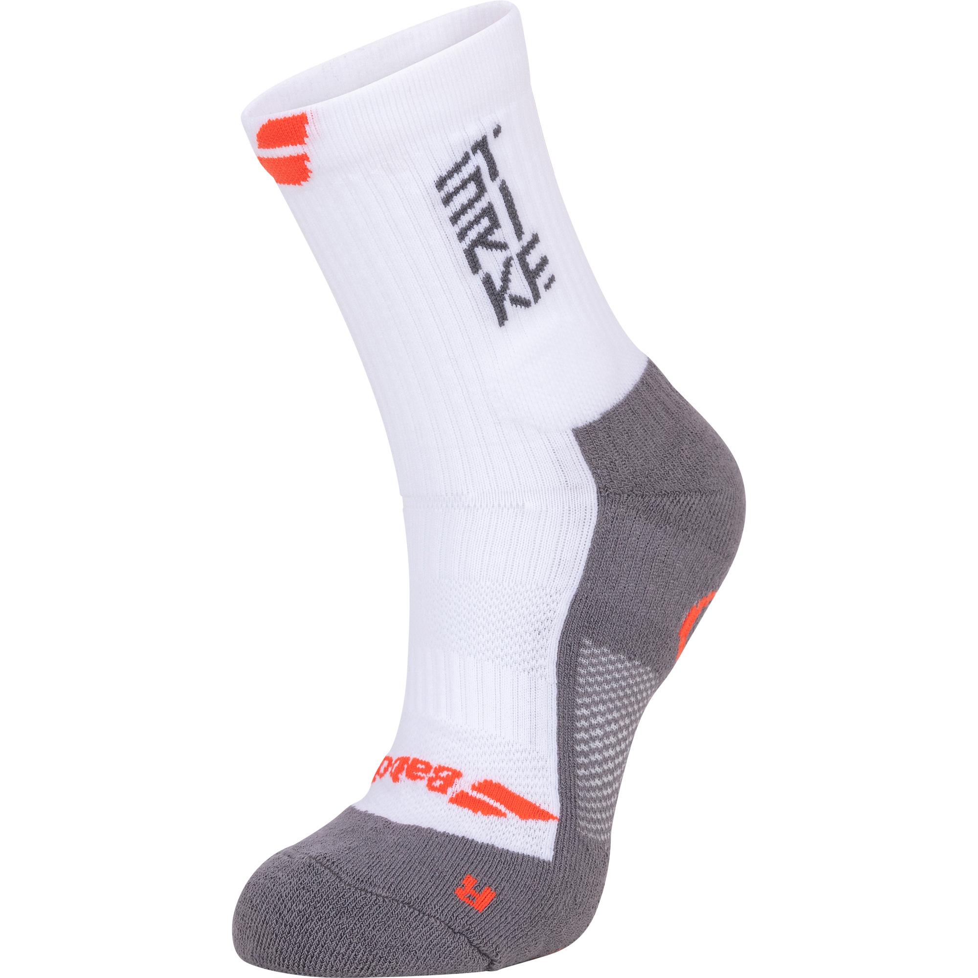 Babolat Mens Pro 360 Pure Strike Tennis Socks (1 Pair) - White/Grey ...