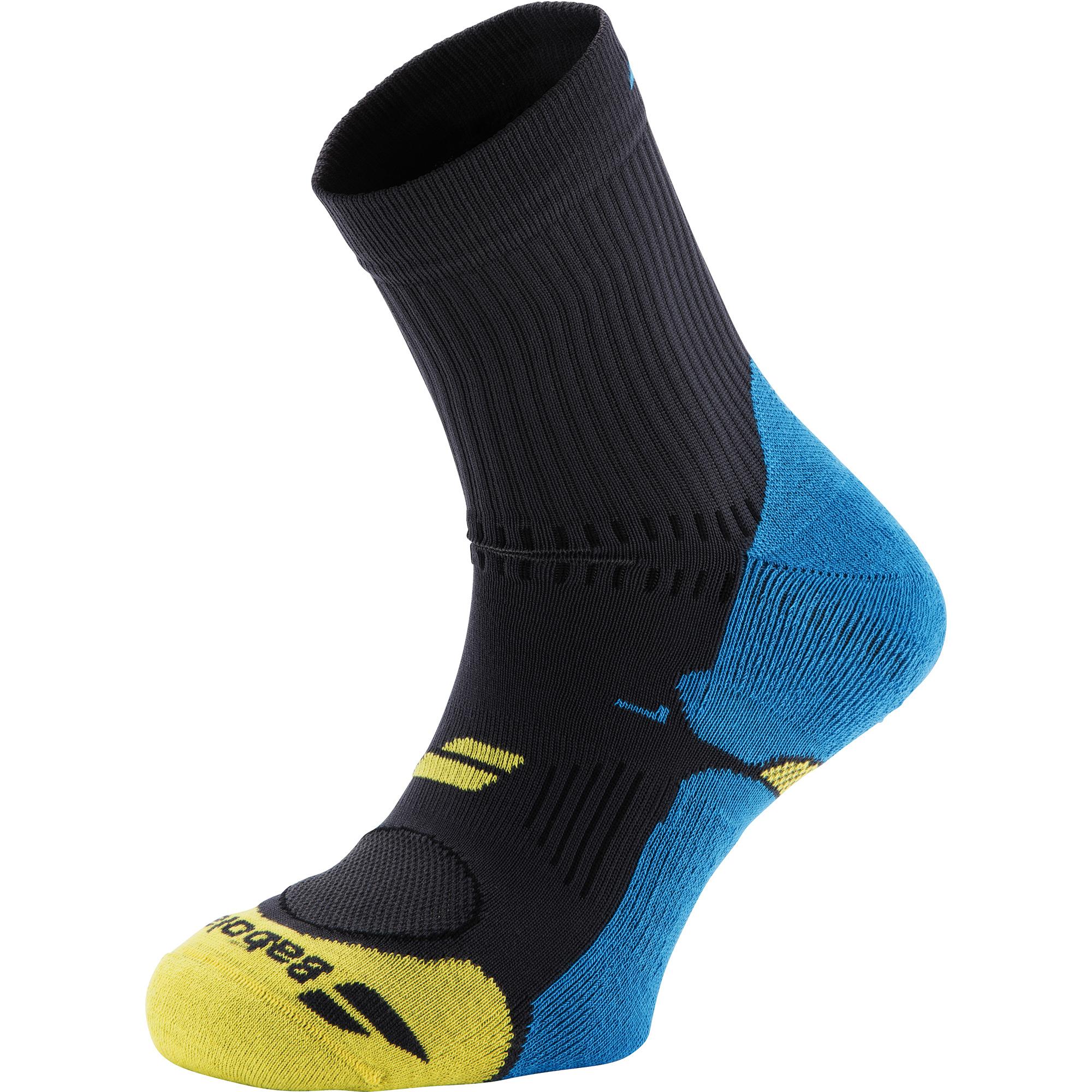Babolat Mens Pro 360 Tennis Socks (1 Pair) - Blue Drive - Tennisnuts.com