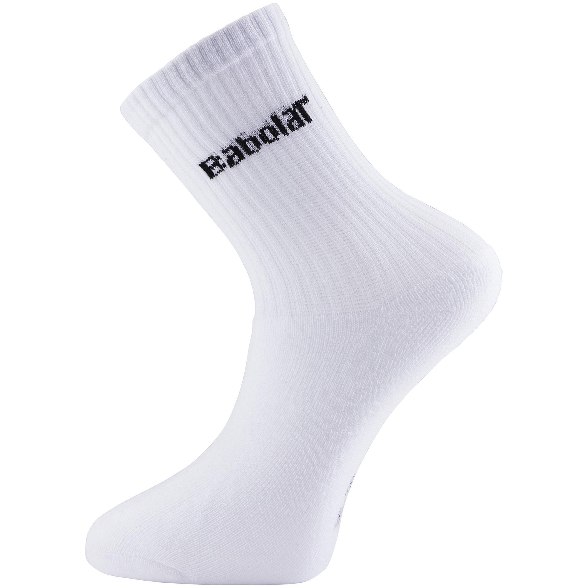 Babolat Junior Socks (3 Pairs) - Navy/Grey/White - Tennisnuts.com
