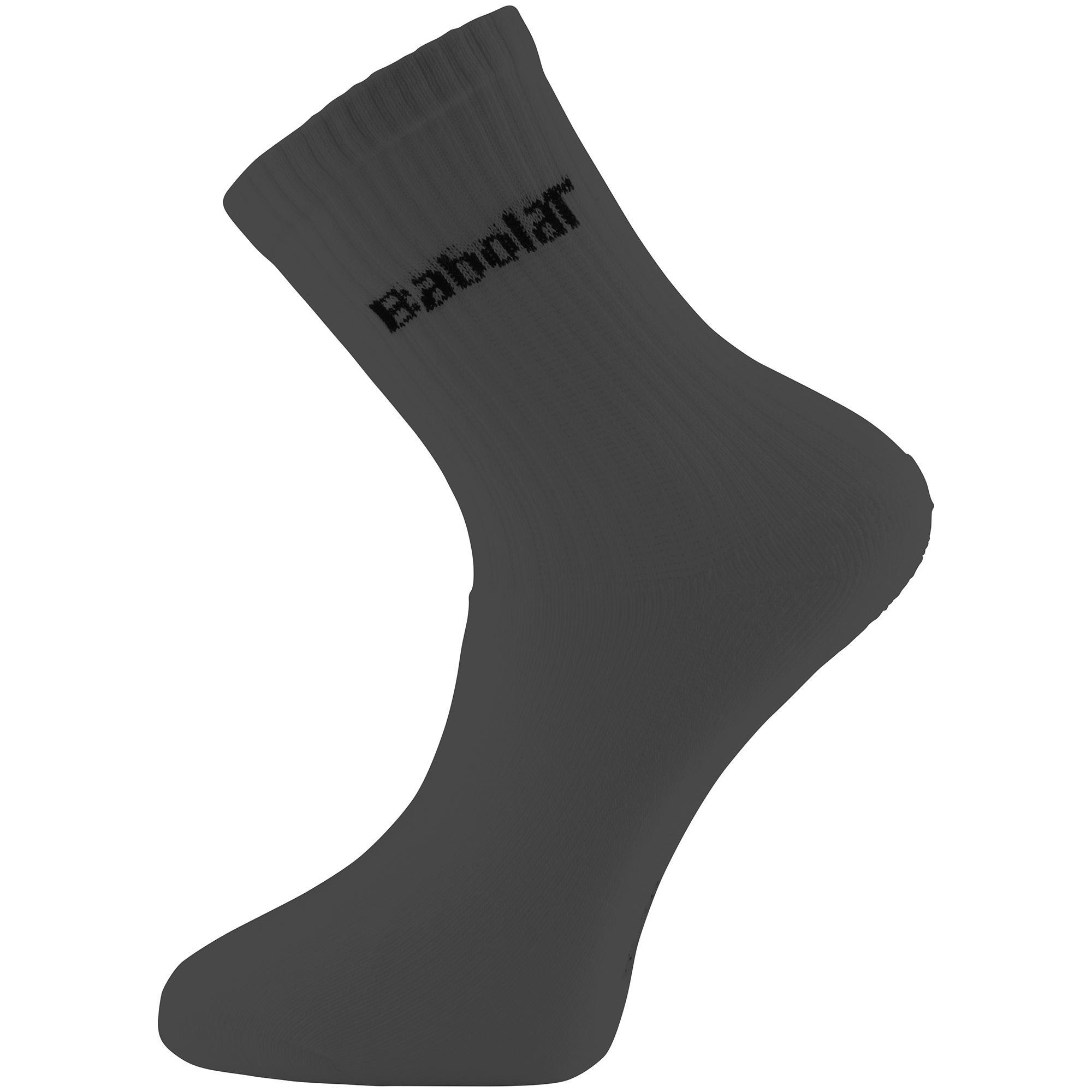 Babolat Junior Socks (3 Pairs) - Navy/Grey/White - Tennisnuts.com