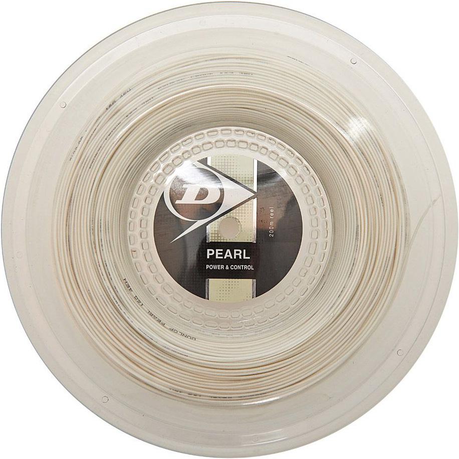 Dunlop Pearl 200m Tennis String Reel - White - Tennisnuts.com