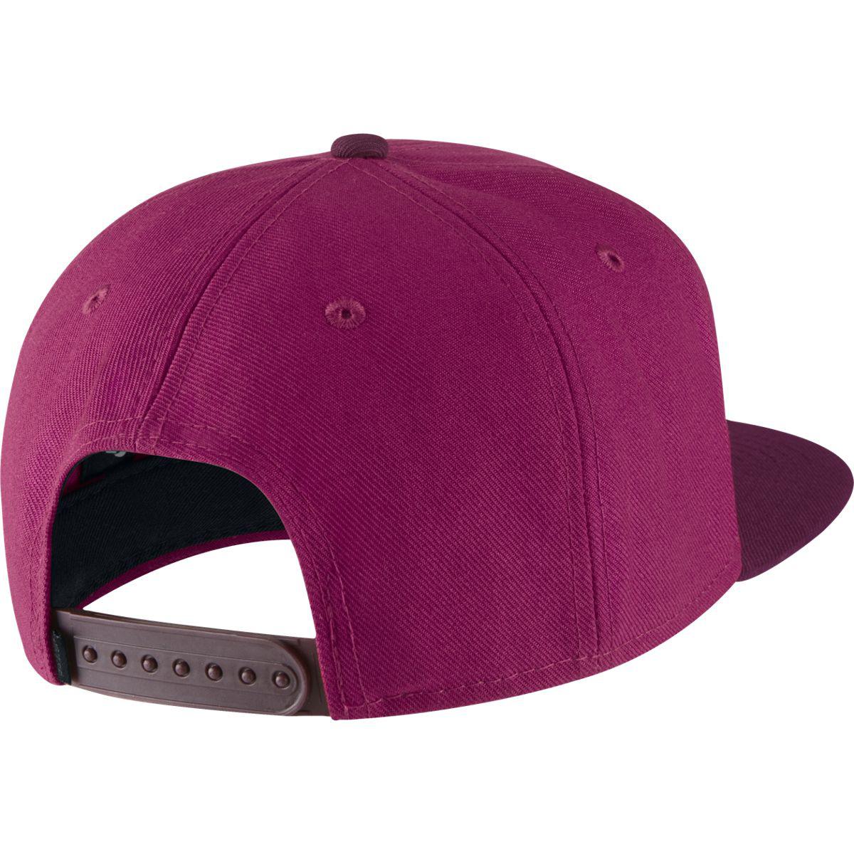 Nike Icon Snapback - Dark Fireberry/Black - Tennisnuts.com