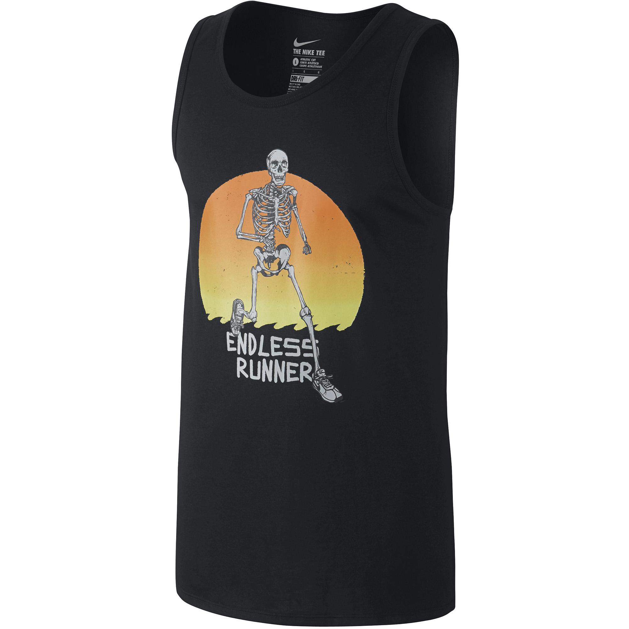 Nike Mens Endless Runner Tank Top - Black - Tennisnuts.com