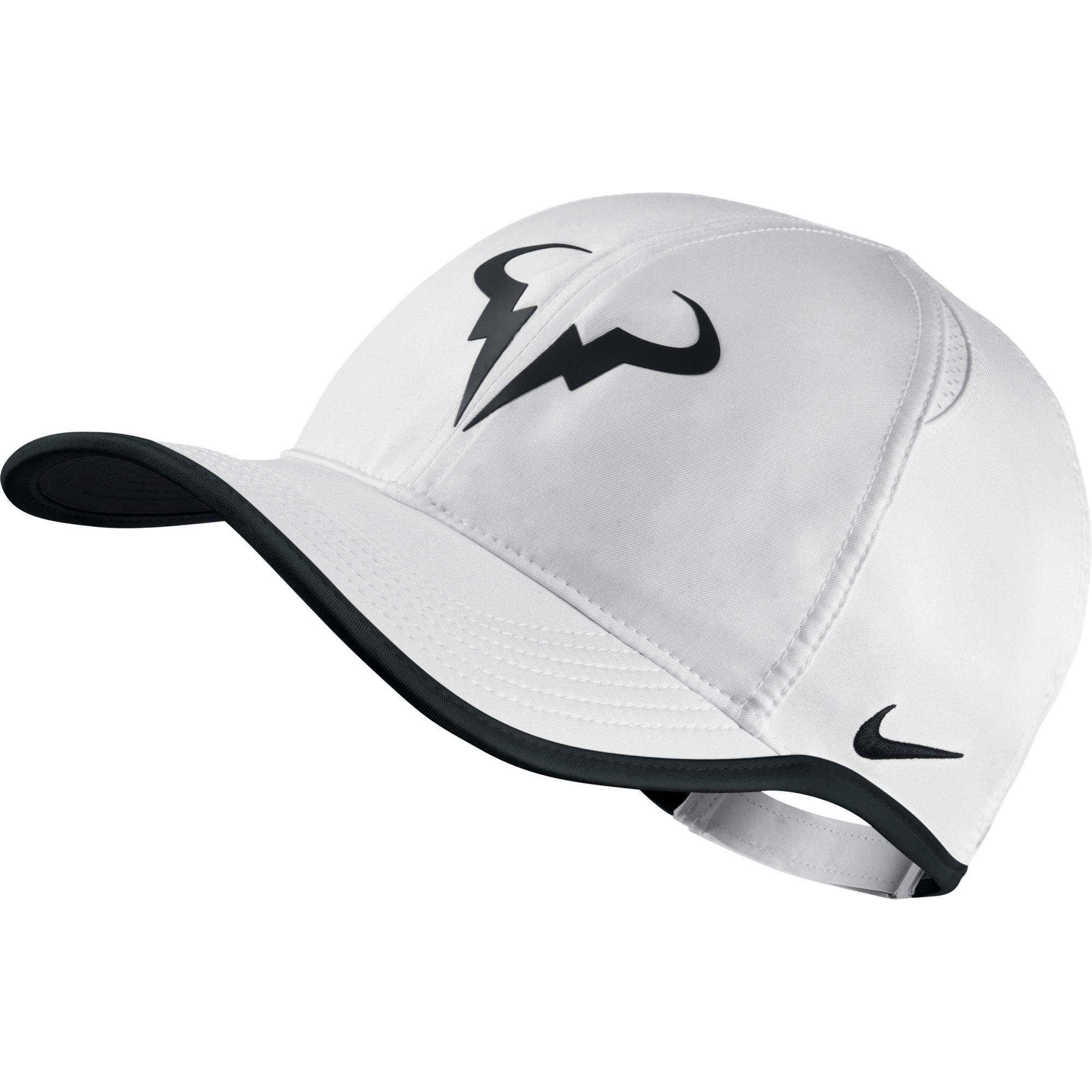 Nike Rafa Premier Feather Light Adjustable Cap - White - Tennisnuts.com
