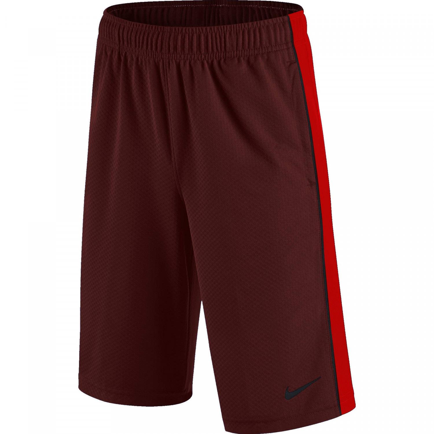 Nike Boys Training Shorts - Dark Team Red - Tennisnuts.com