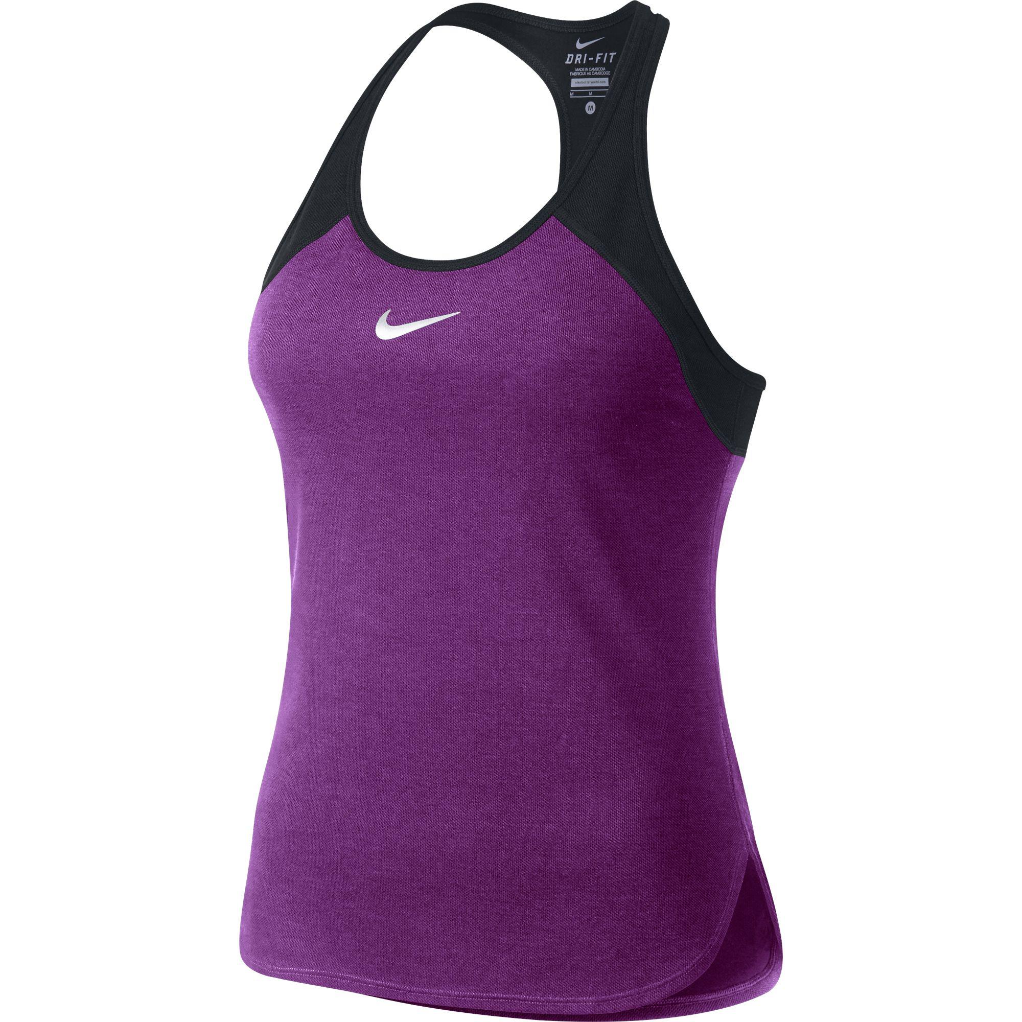 Nike Womens Dry Slam Tank Top - Purple - Tennisnuts.com