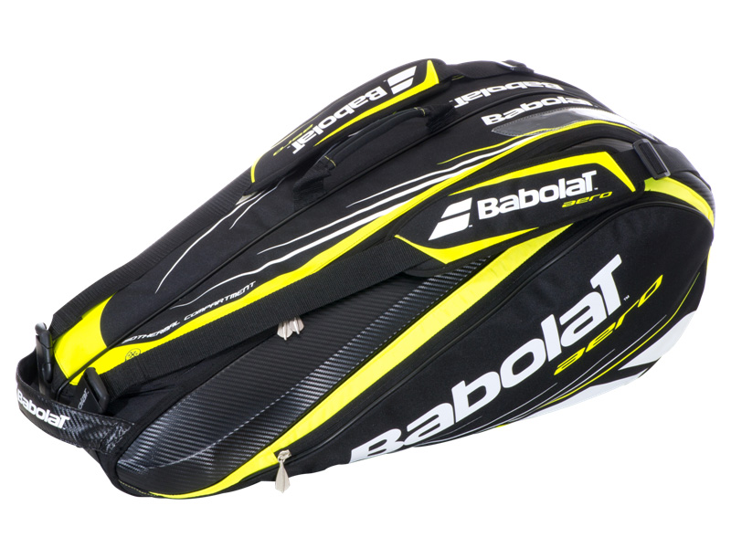 Babolat Aero 6 Racket Bag - Black/Yellow - Tennisnuts.com